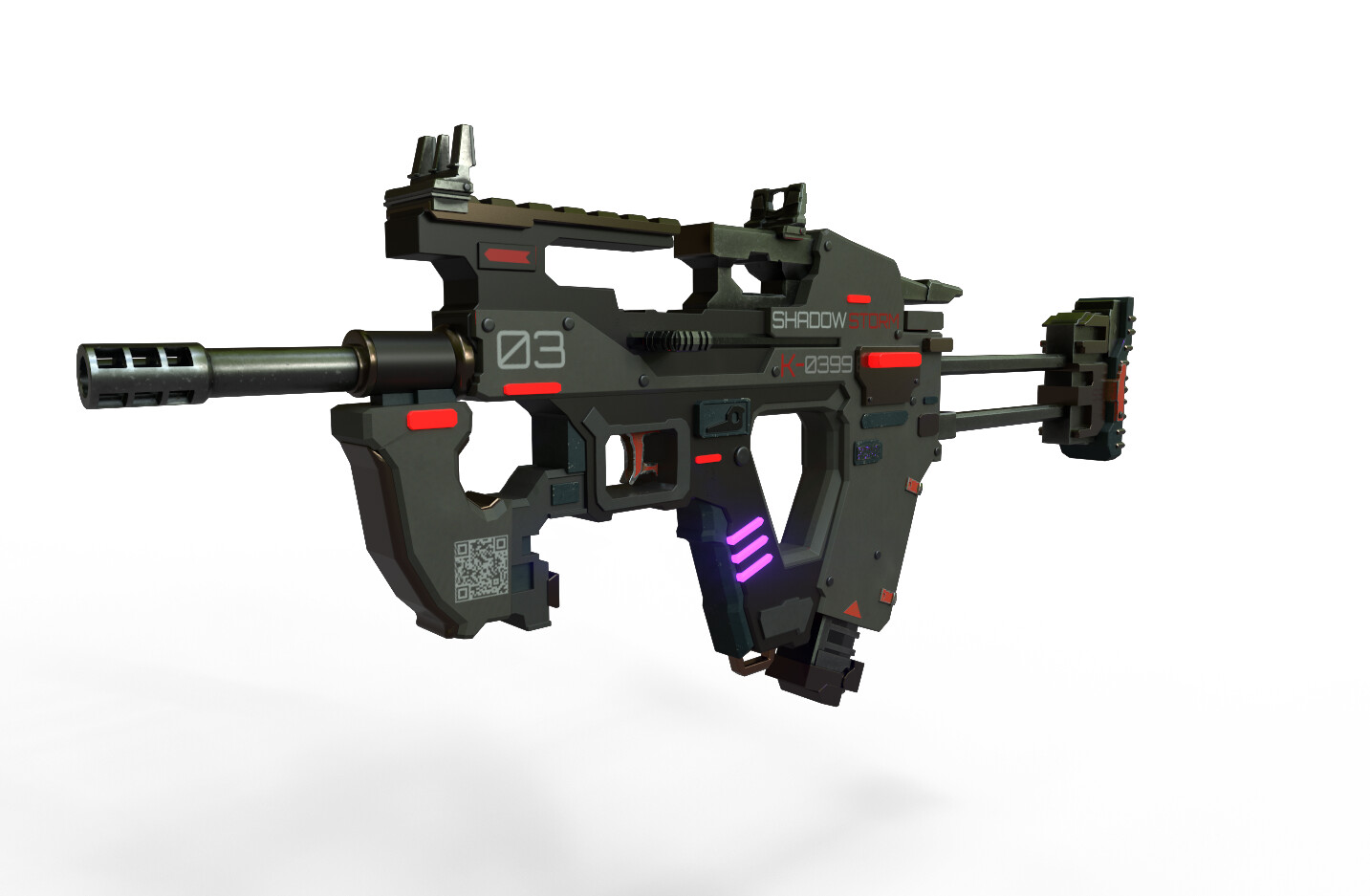 ArtStation - Submachine Gun