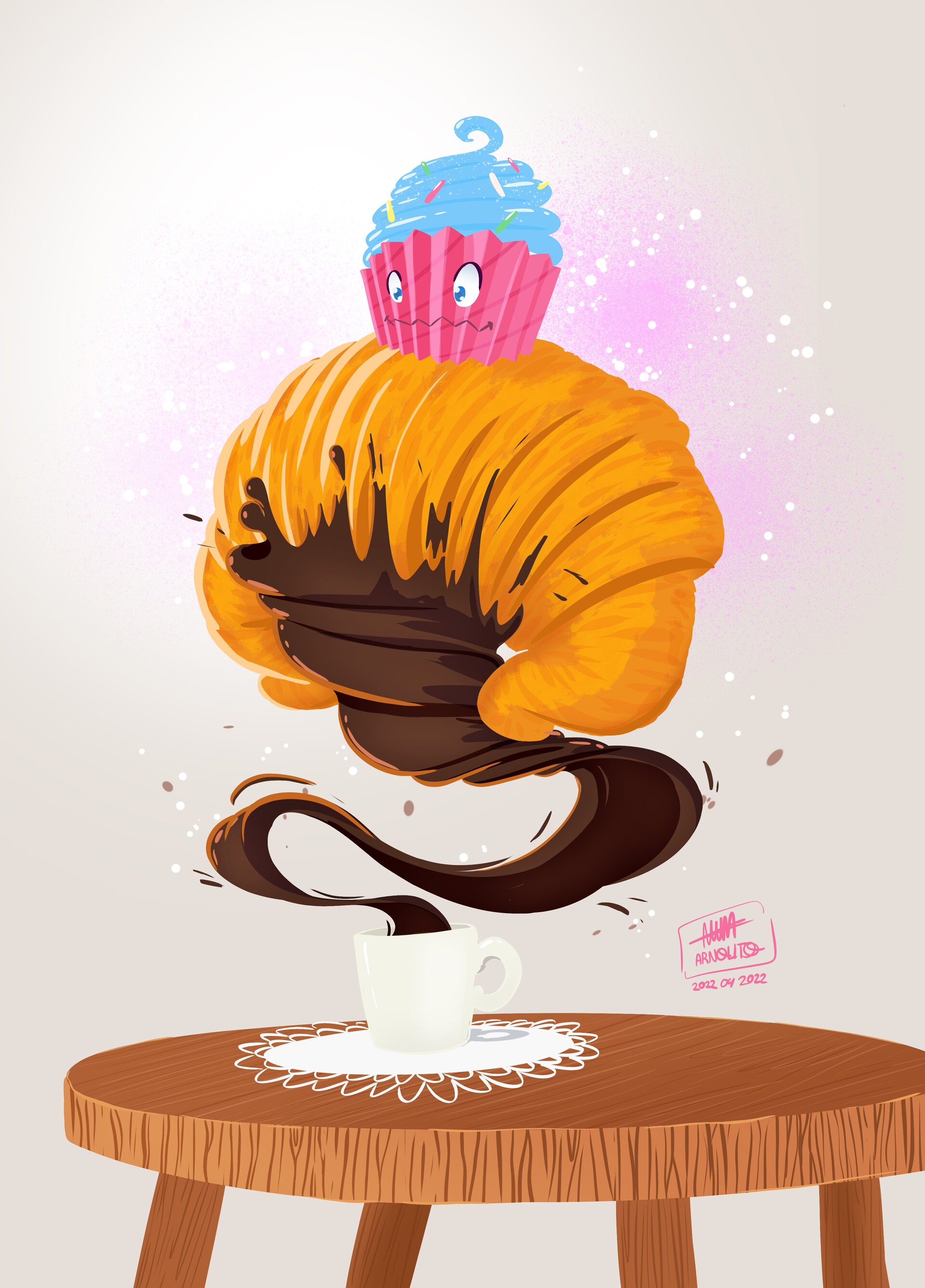 Arnaud Würm-Muñoz - Coffee-Genie - Devianart challenge