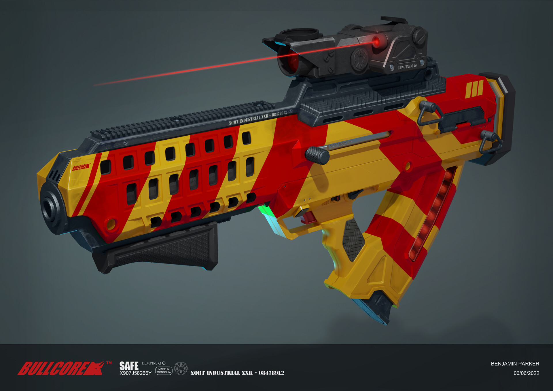 ArtStation - Bullpup Rifle