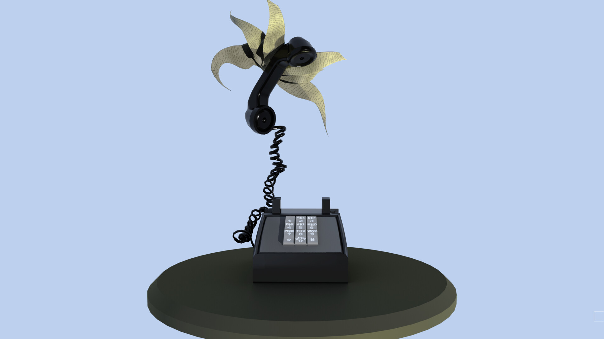 ArtStation - Telephone Prop
