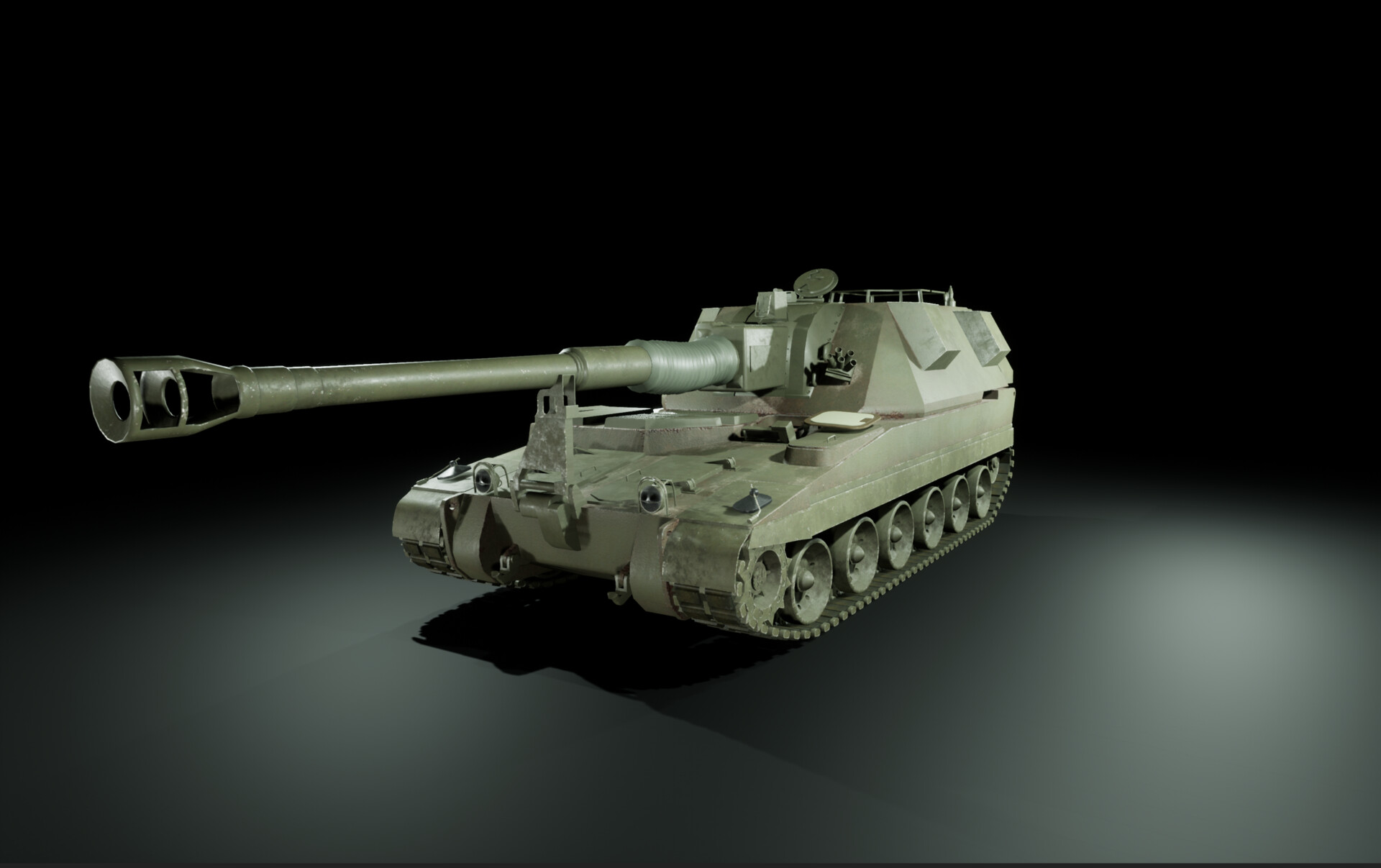 ArtStation - AS90 SPG