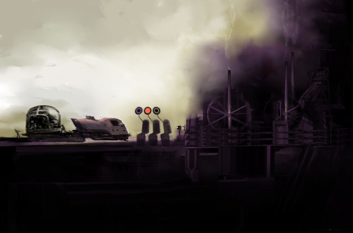 ArtStation - Last steam engine factory