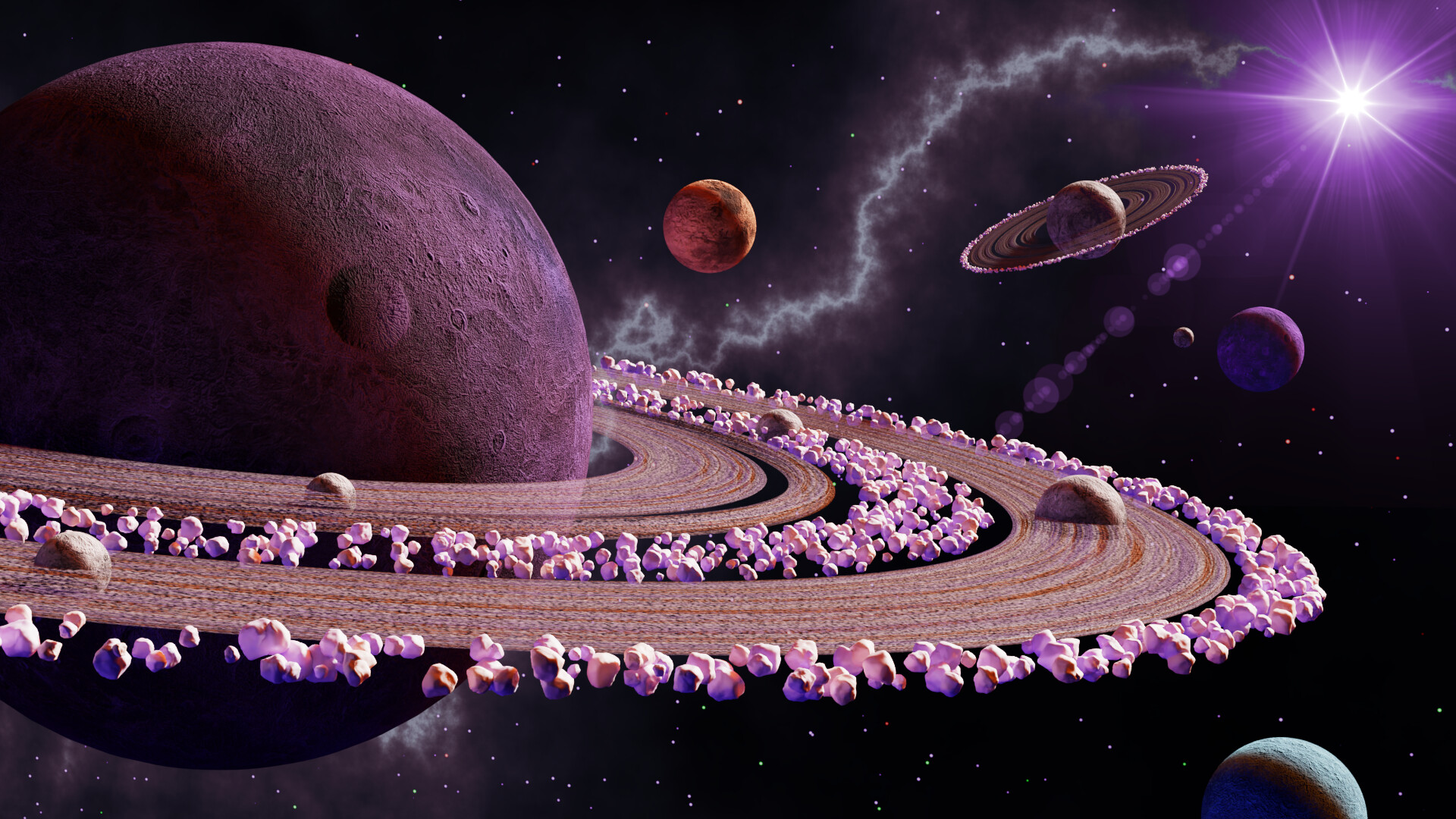 ArtStation - Planeta roxo