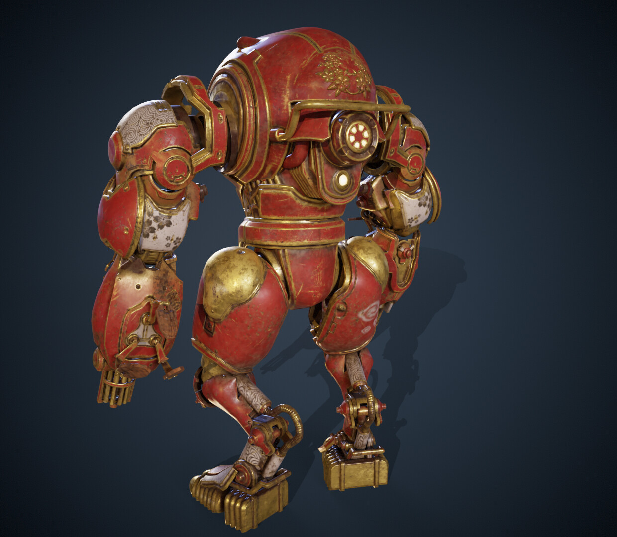 Yvie Wilson - Kabuki Robot - Textures