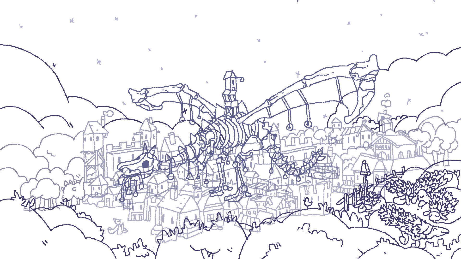 ArtStation - Dragon Village