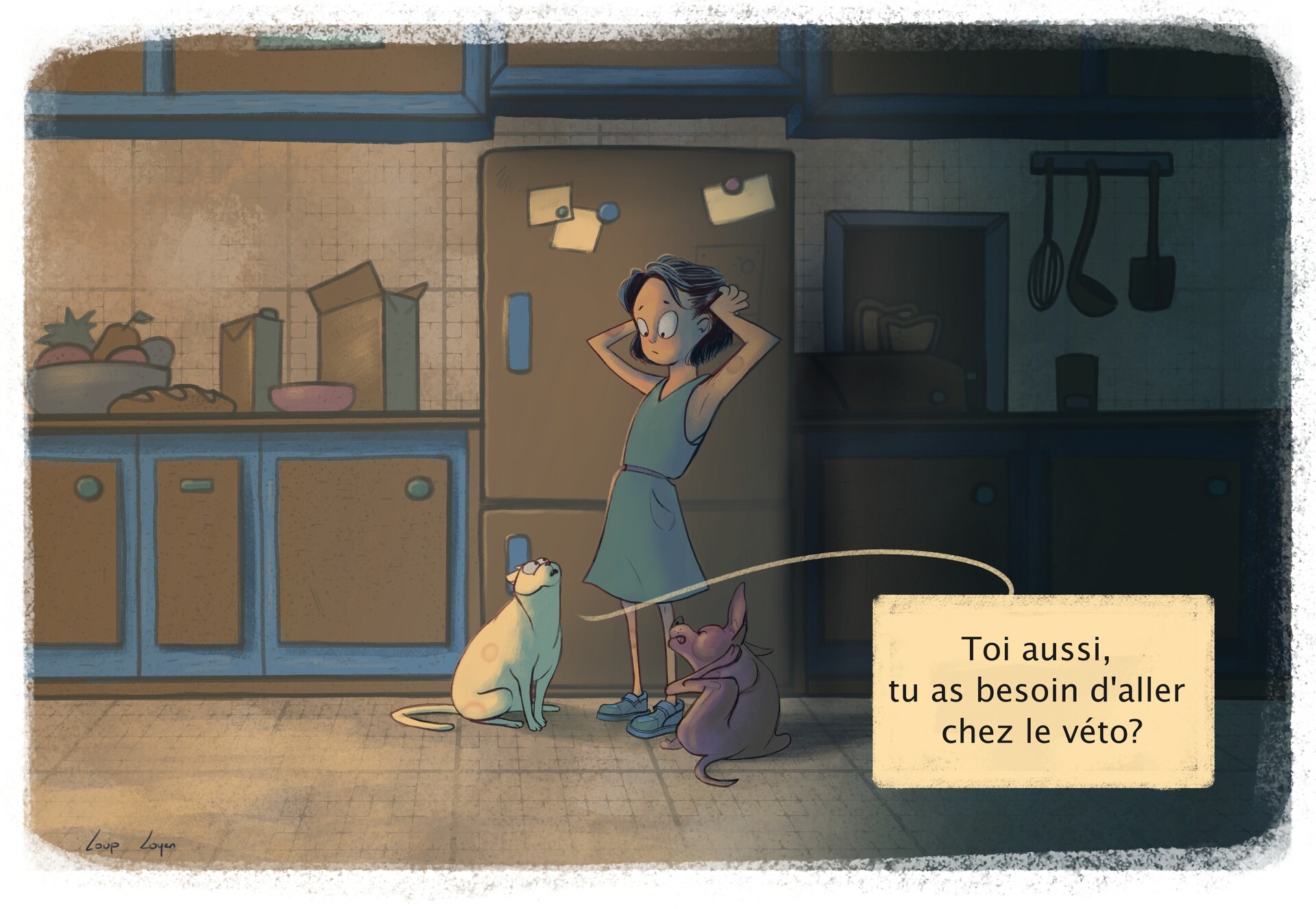 ArtStation - Zoonose/Zoonosis (an illustration for a prevention event)