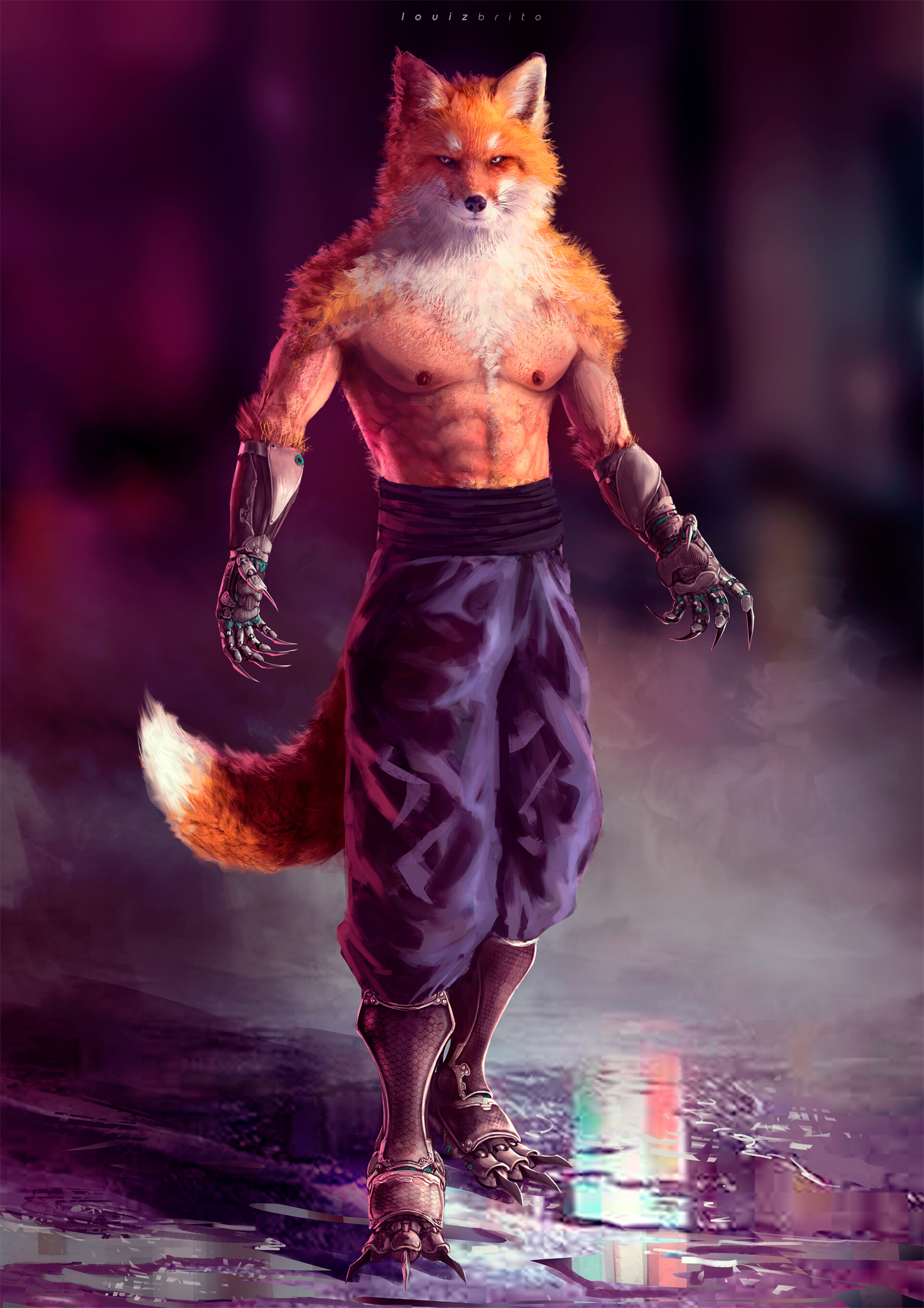 ArtStation - Jeremy Foxx - Hybrid Fox