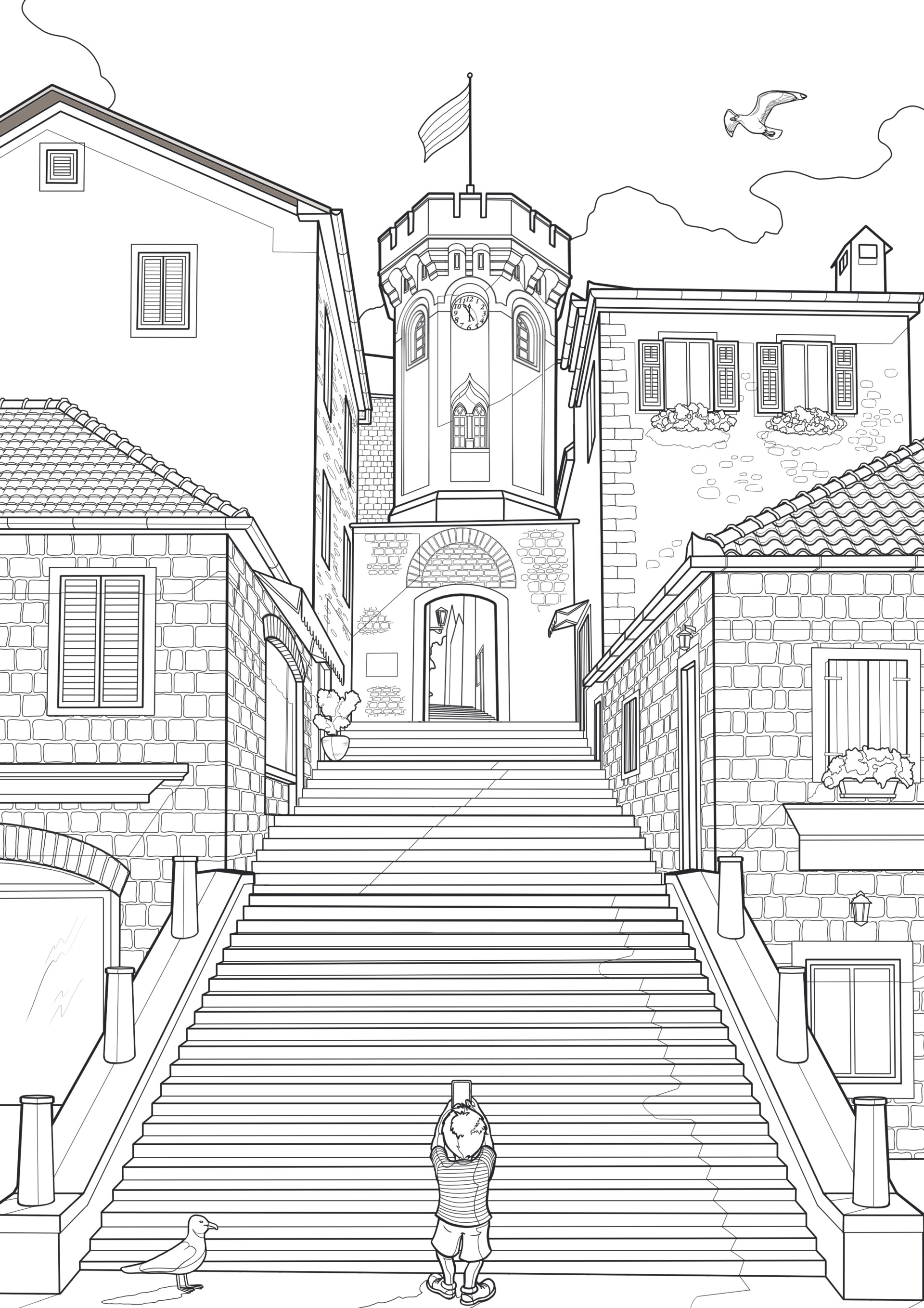 pjetao coloring pages