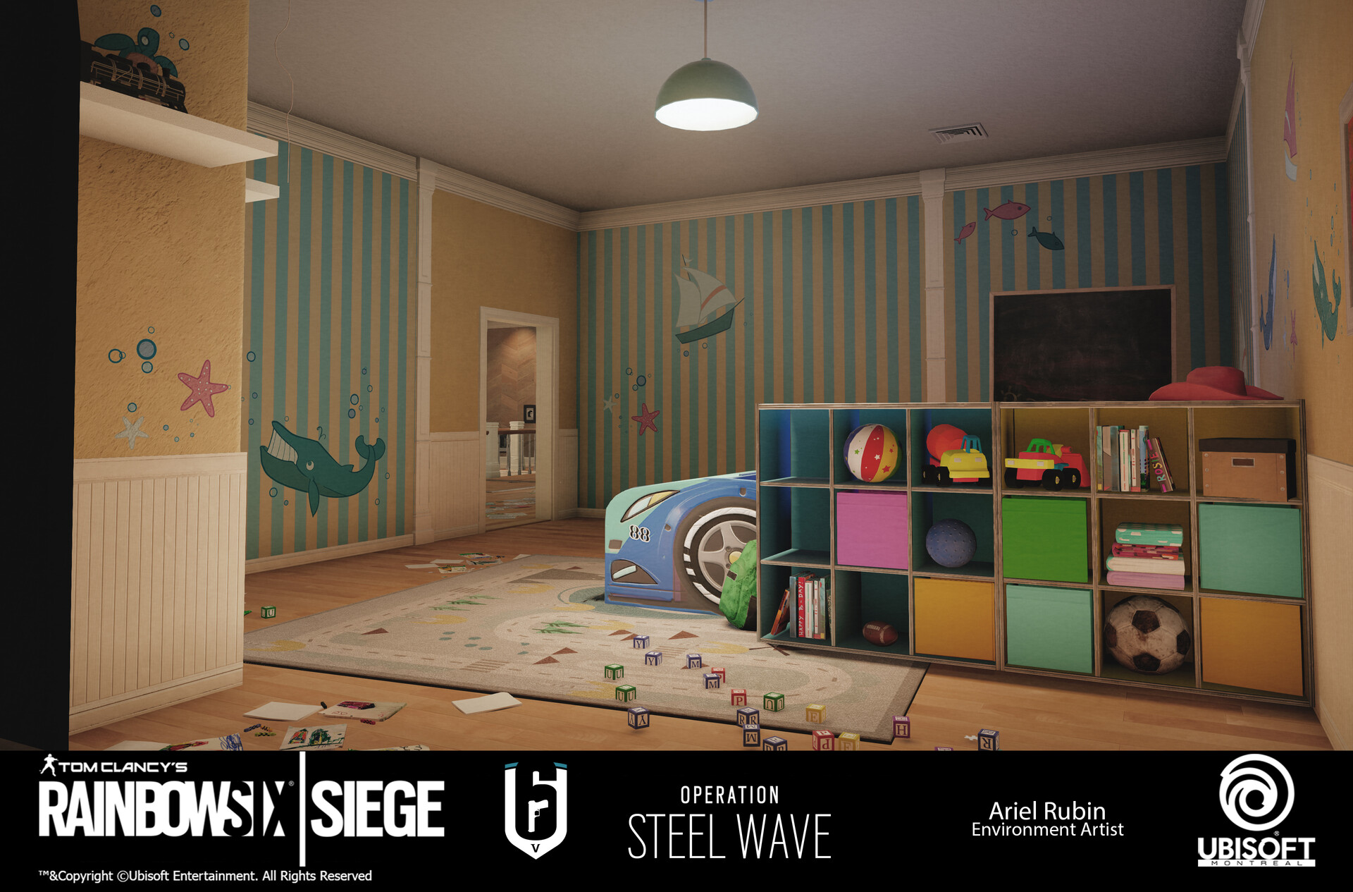 Ariel Rubin - Rainbow Six Siege: House Map