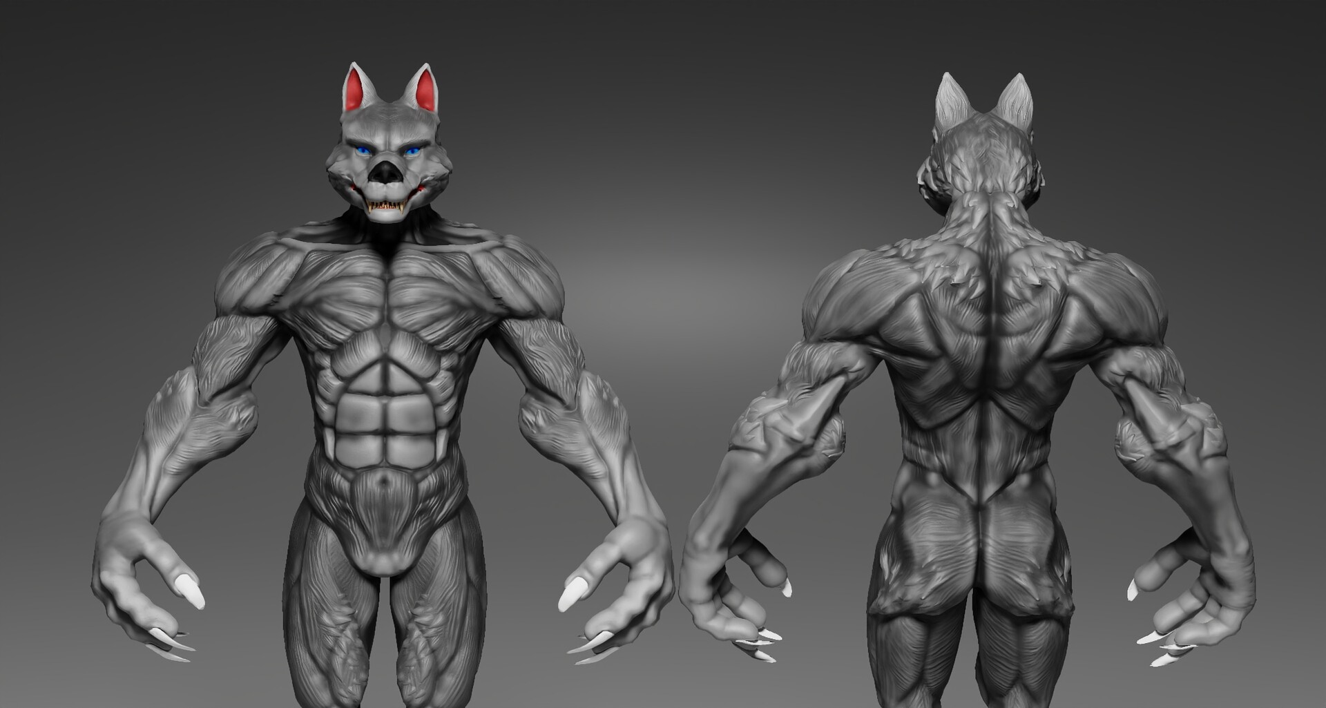 ArtStation - Stylized Werewolf