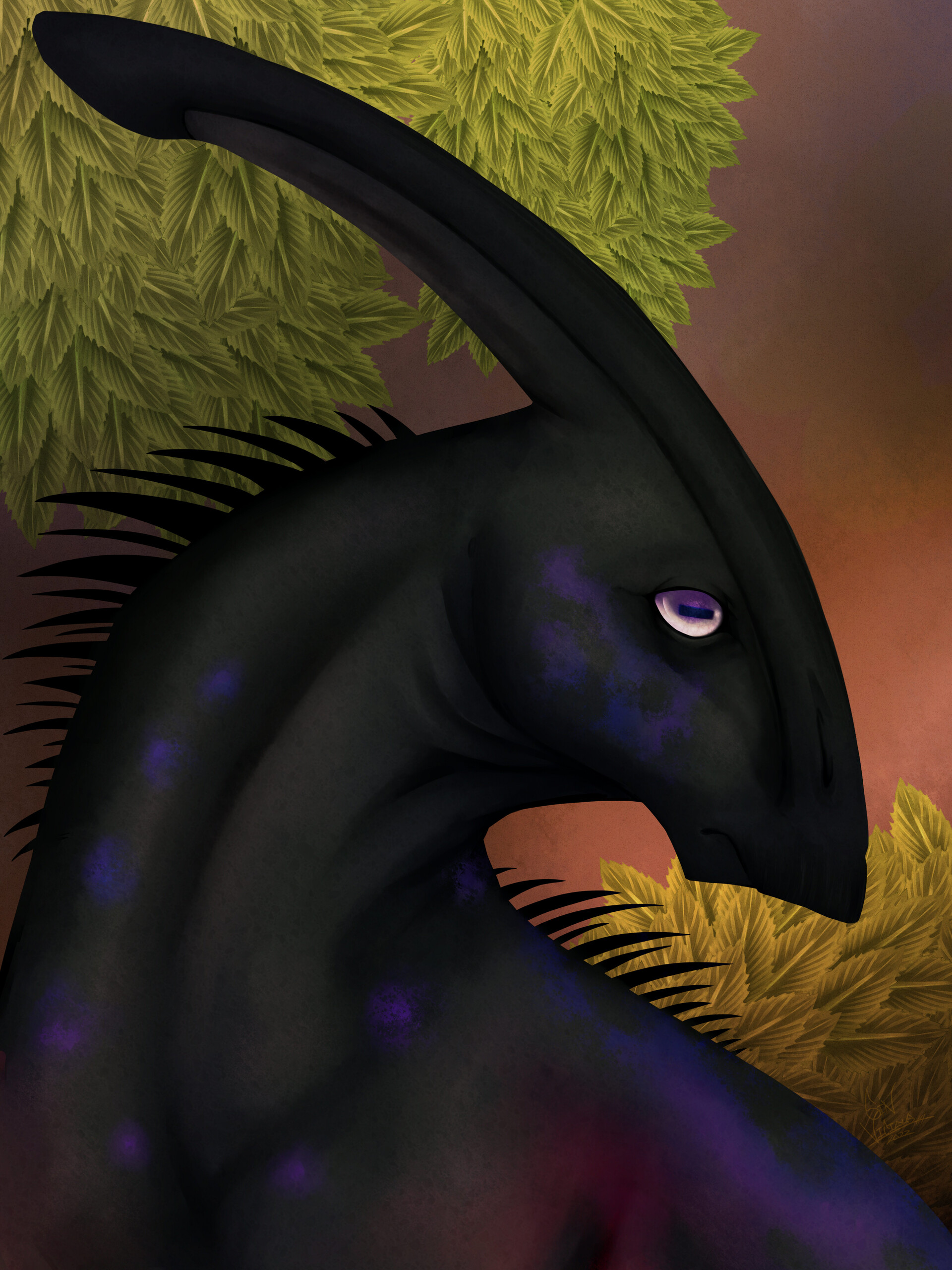 ArtStation - Parasaurolophusurus Portrait