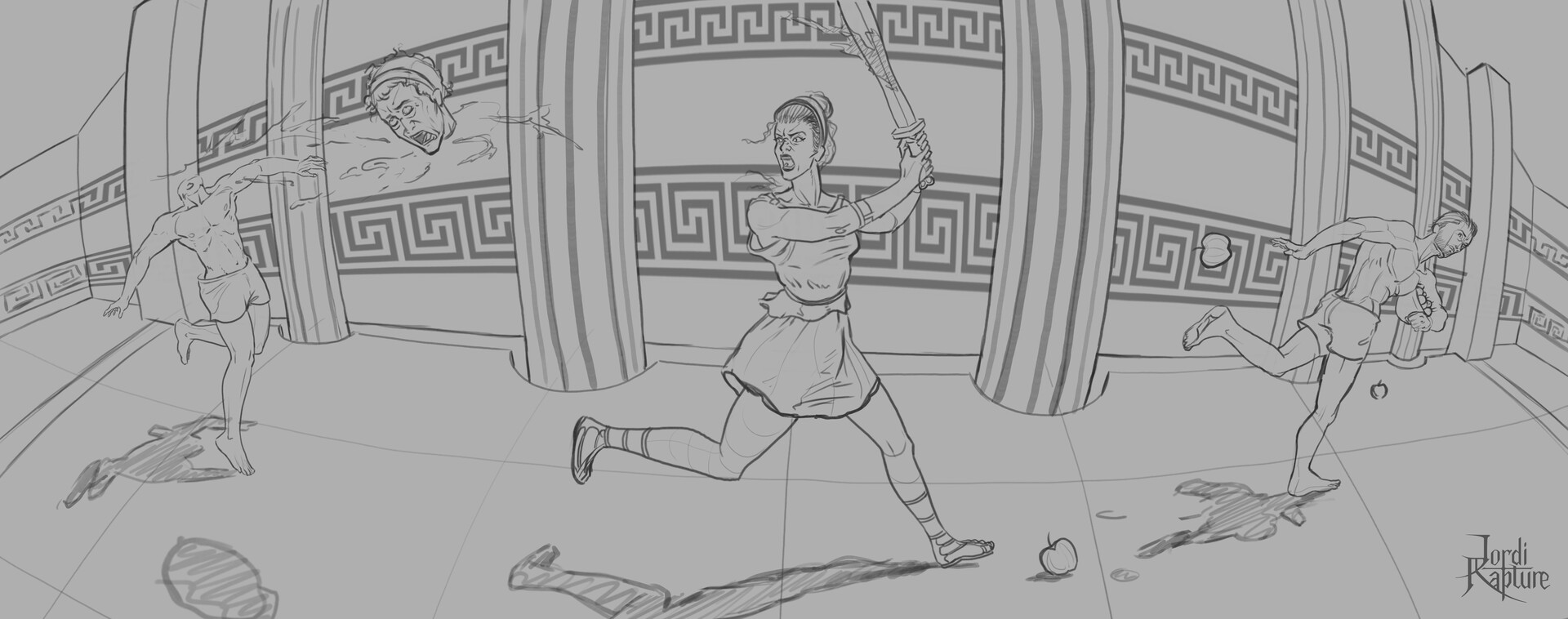 coloring pages of atalanta