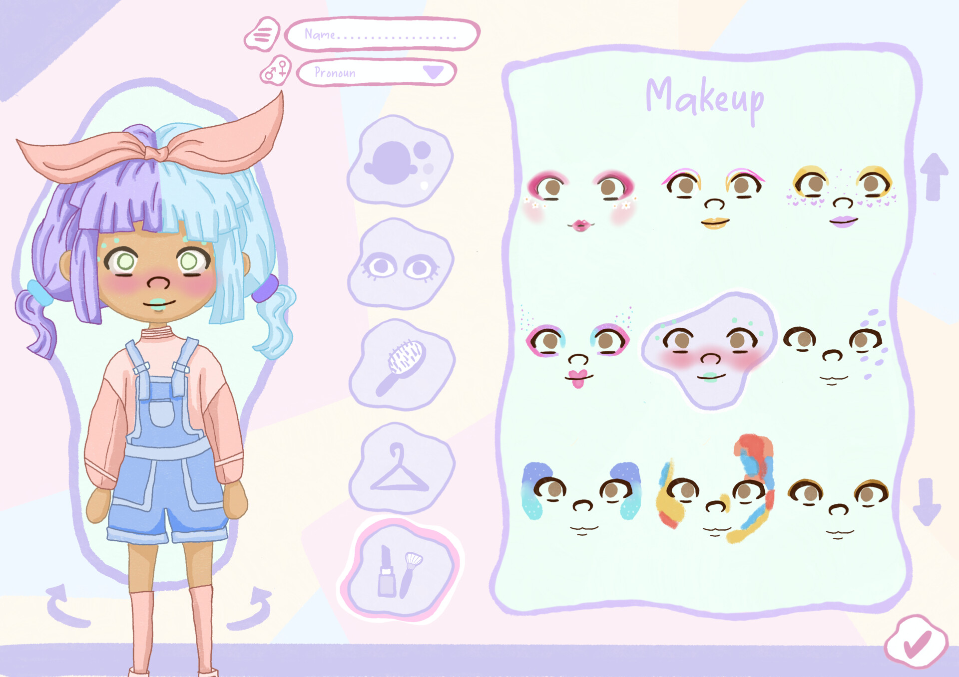 ArtStation - Ethereal Keys - Customisation Screens