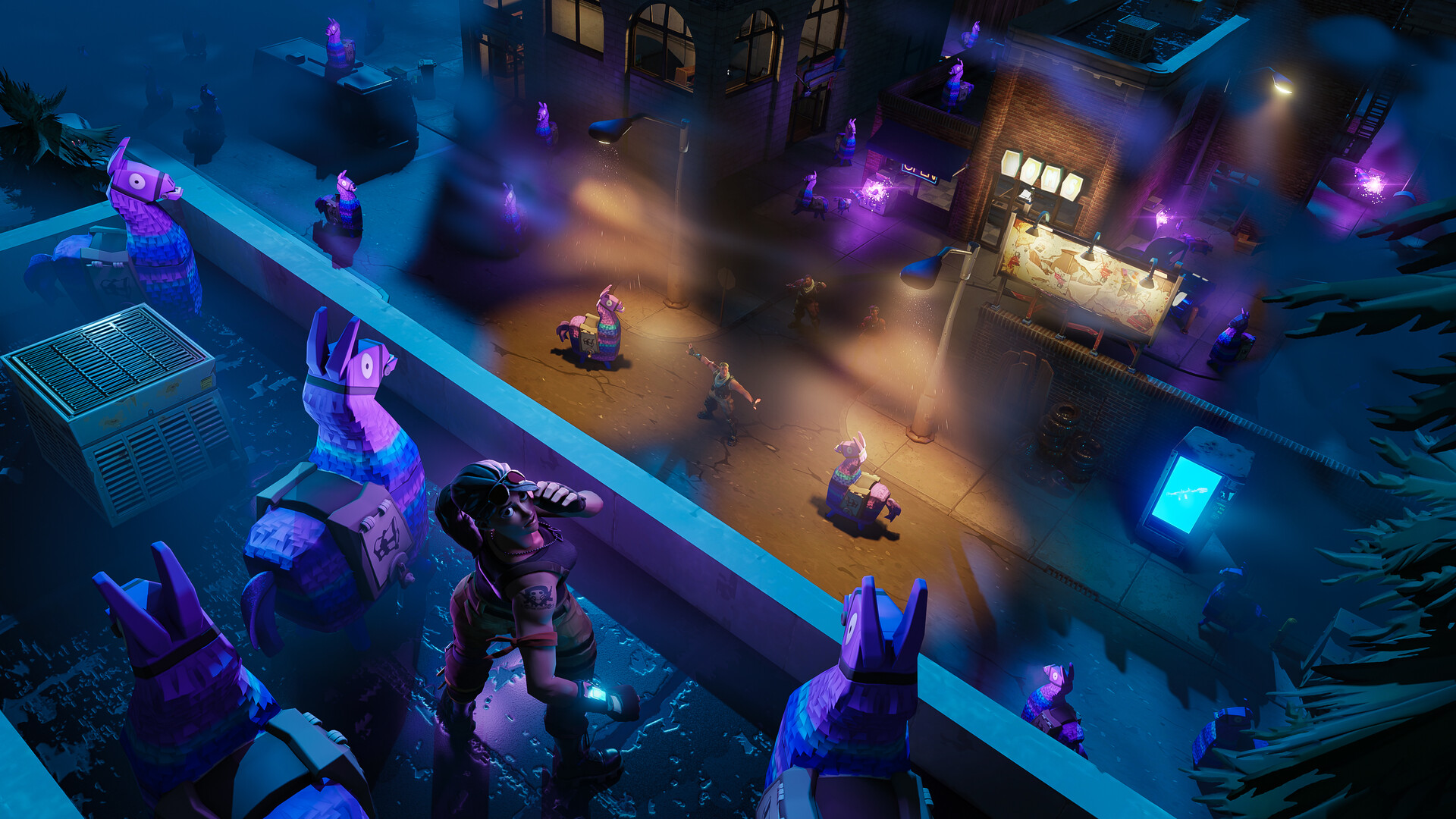 ArtStation - Llama Invasion | Fortnite Render