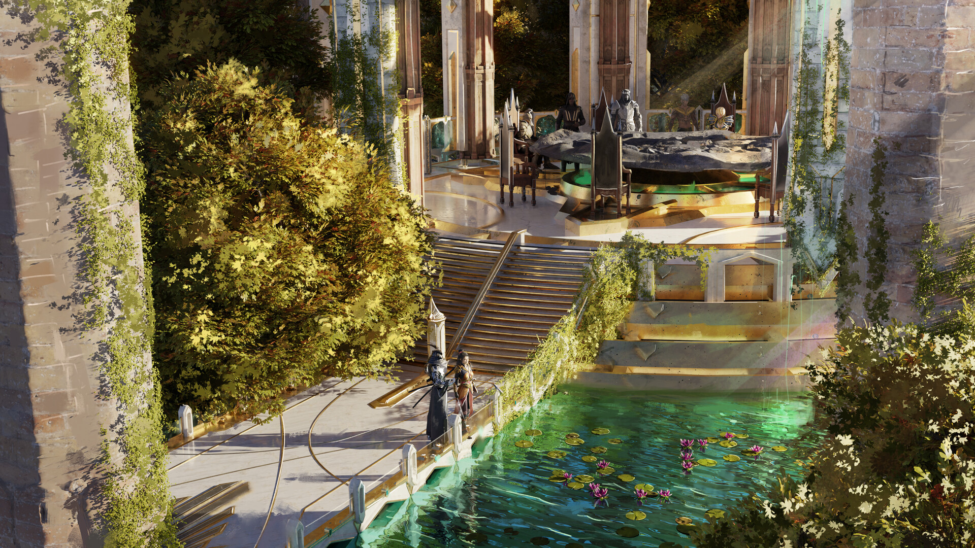 ArtStation - Garden of the Royal Council