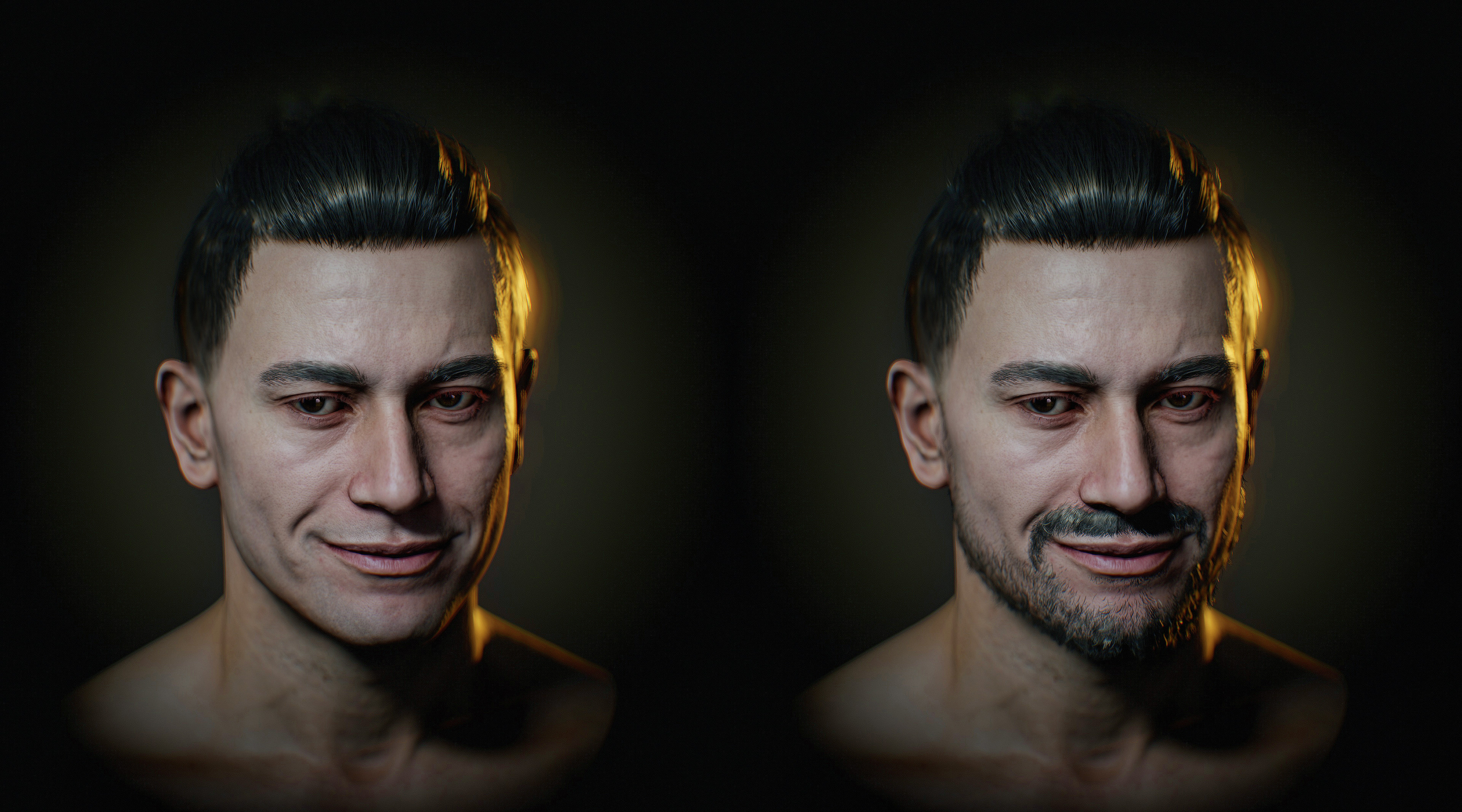 ZHOU tony - Male head