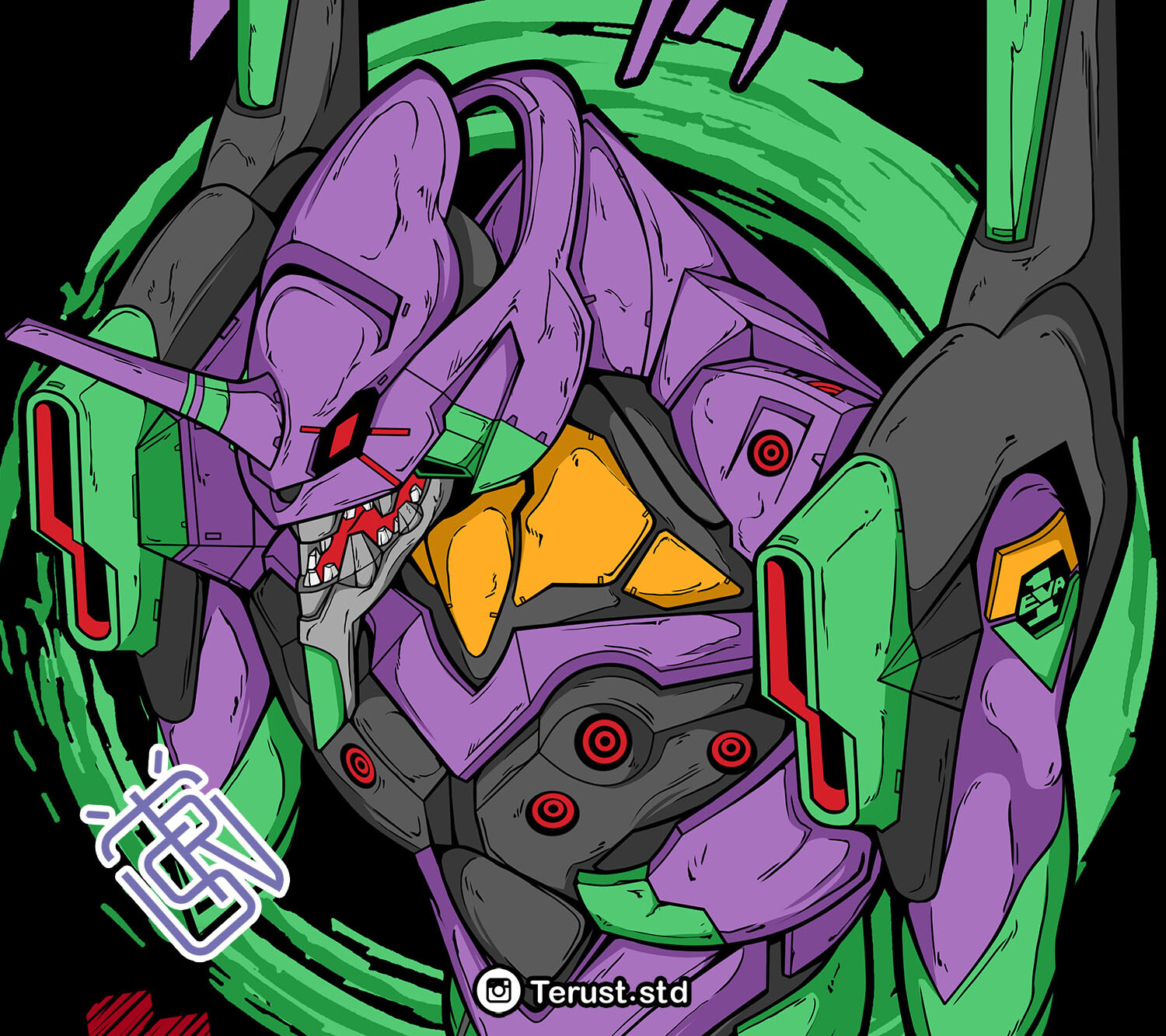 Terust Studio - EVANGELION EVA - 01 Head Shoot