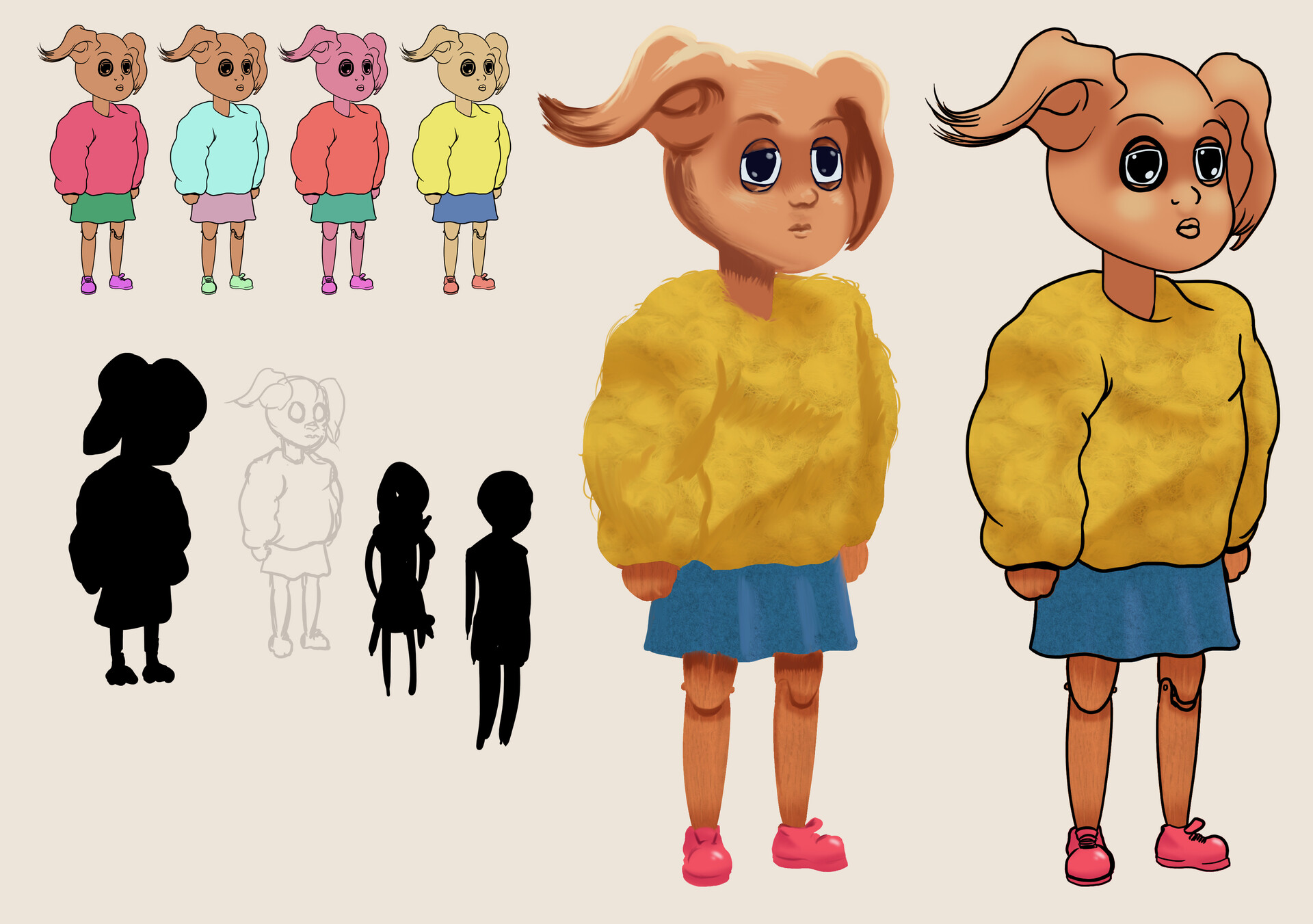 Sam Lawrie - Concept Art for untitled Stop Motion film