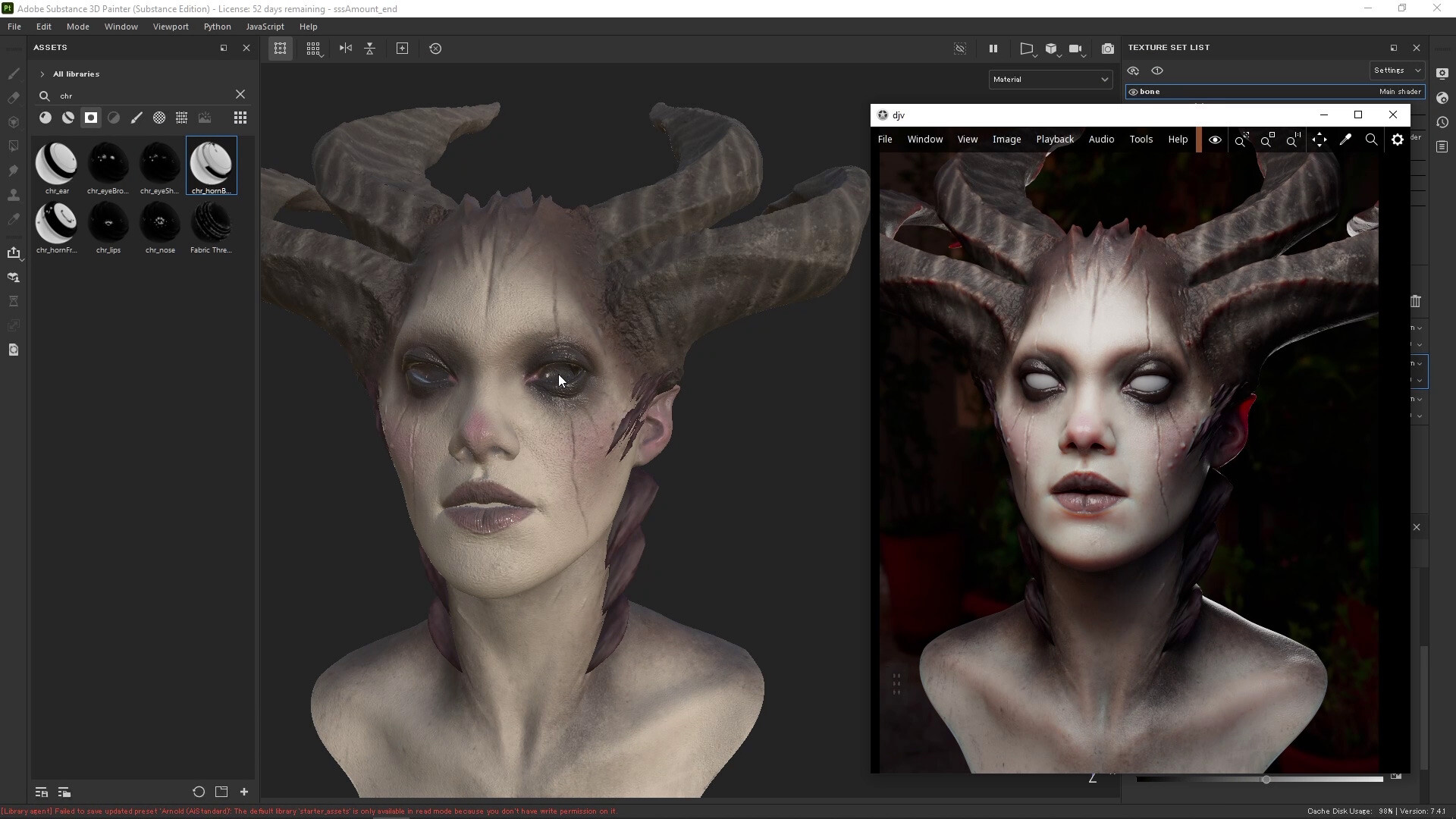 Henning Sanden - Character Face Texturing in Substance Painter Final ...