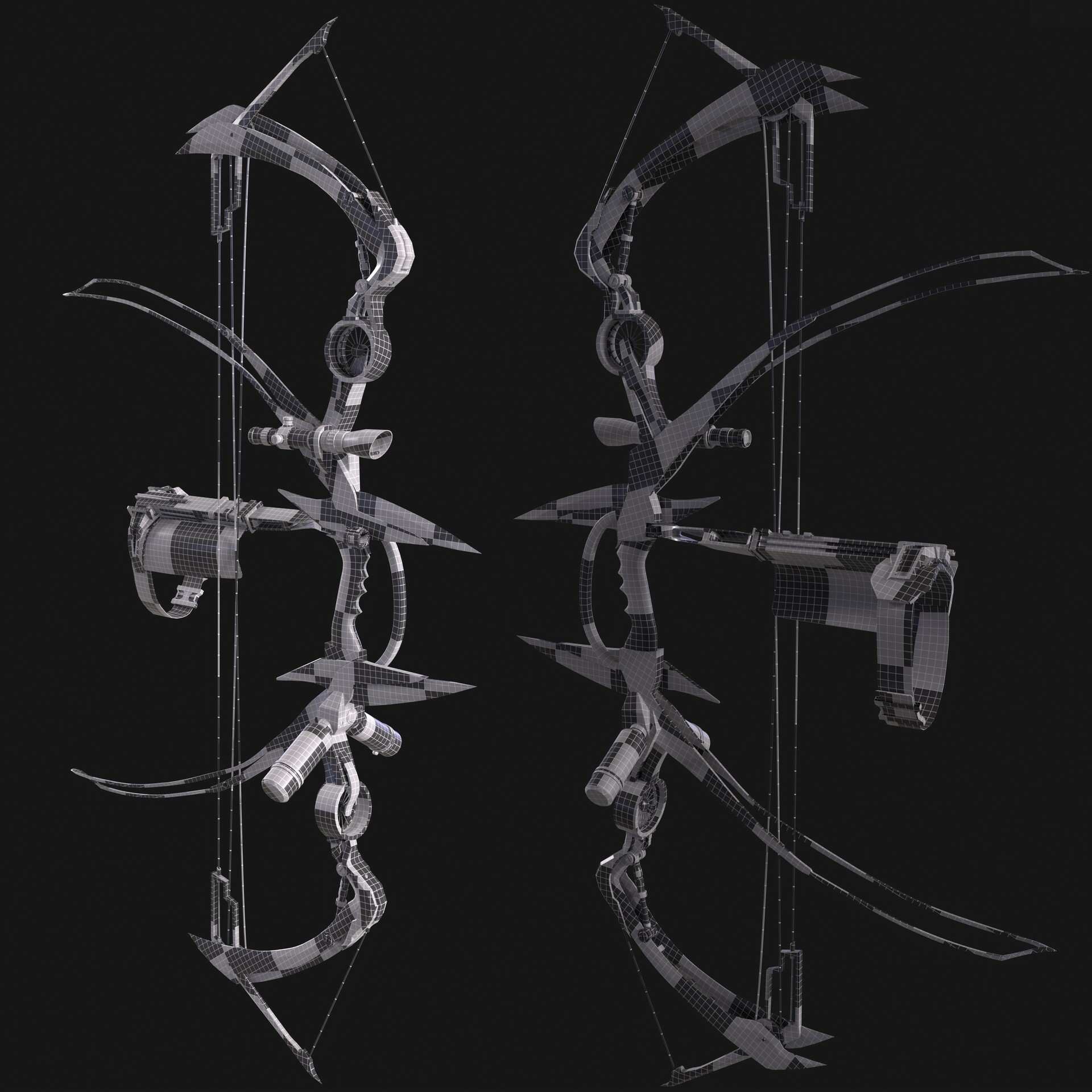 futuristic compound bow
