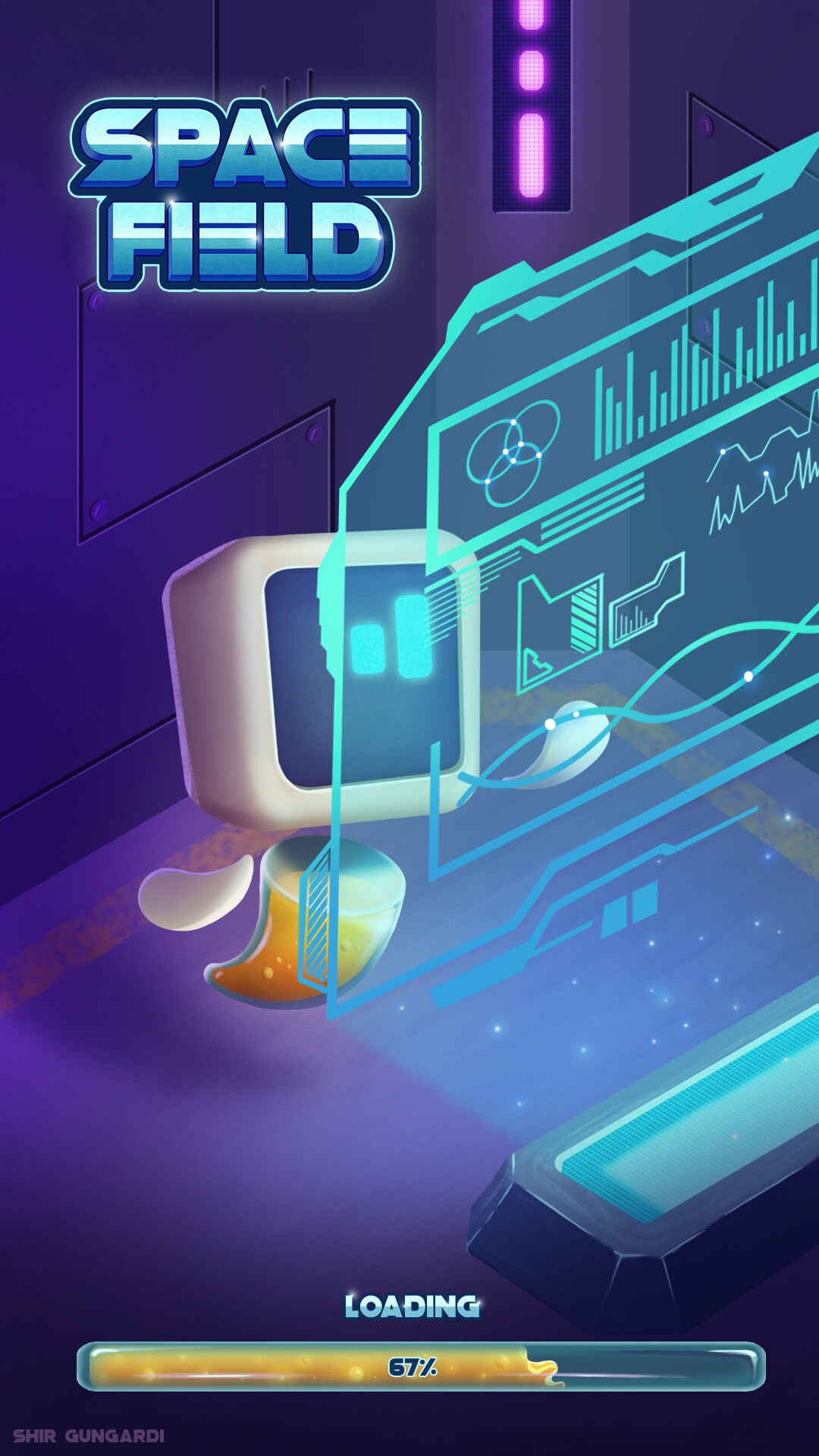 ArtStation - Space Field - mobile game