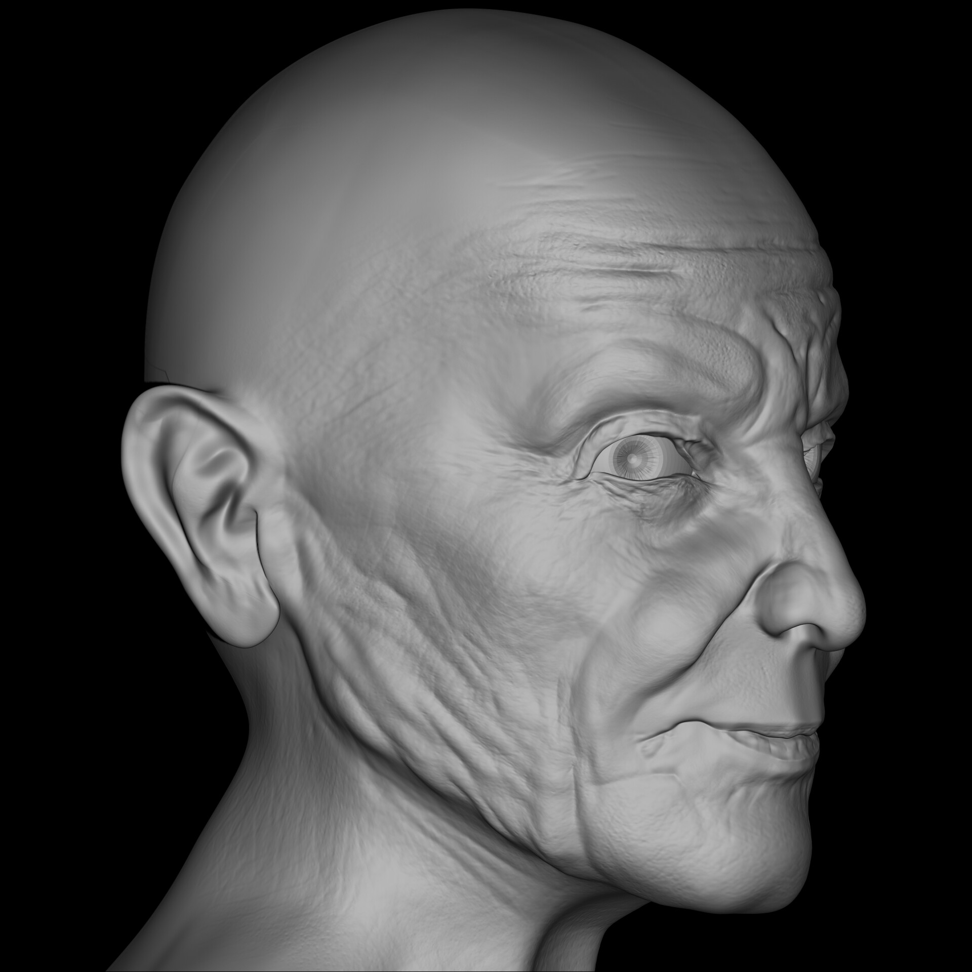 ArtStation - Old man face