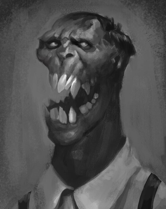 ArtStation - Monster. Fast sketch