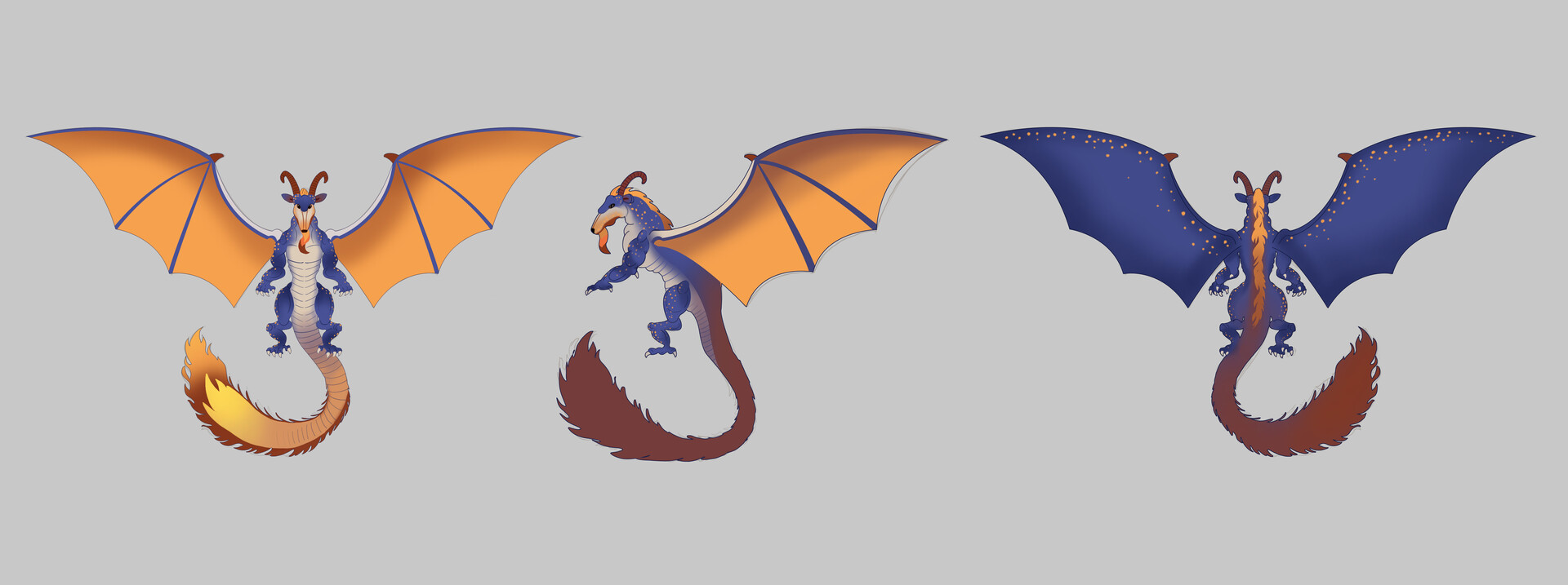 ArtStation - dragon turnaround