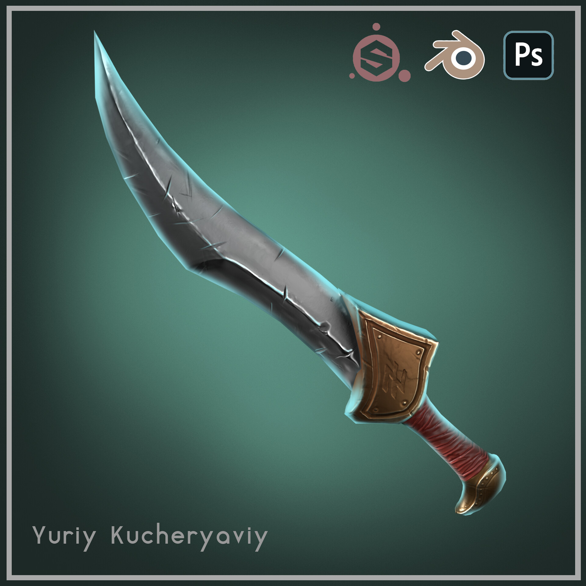 ArtStation - Stylized Sword