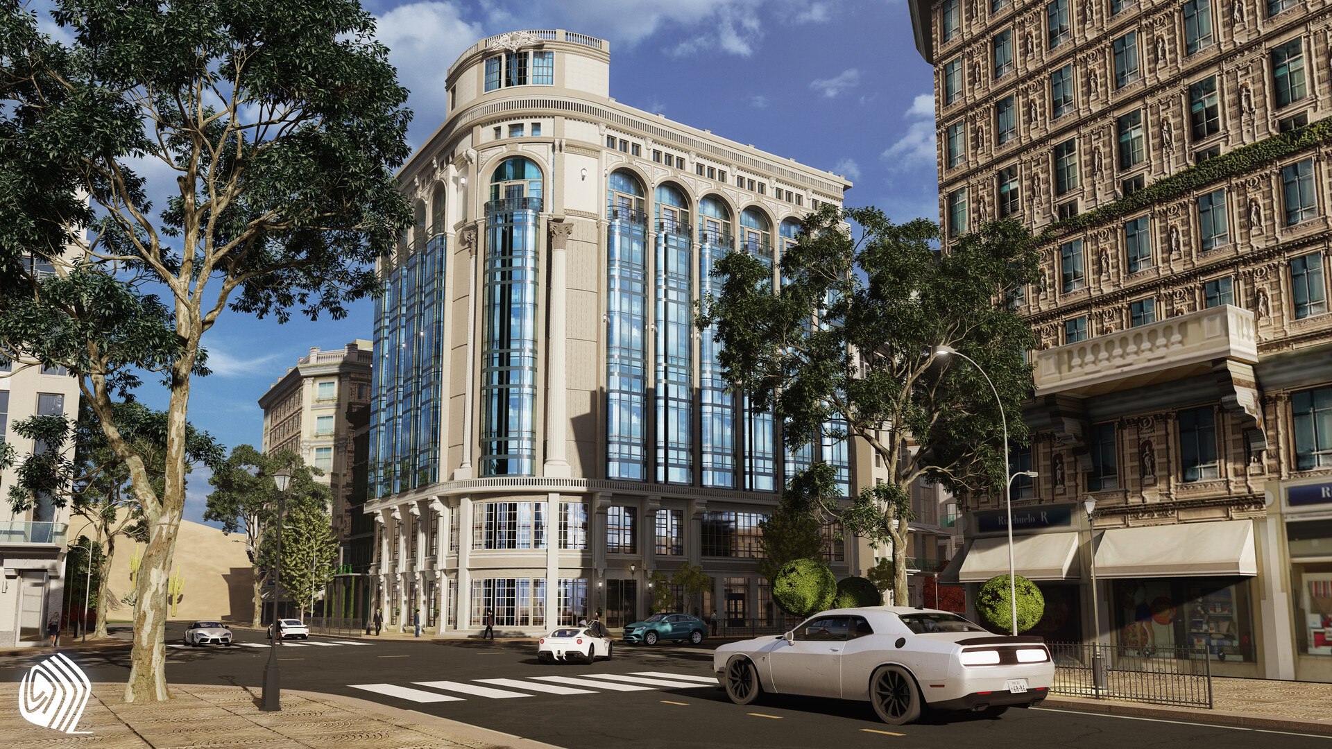 ArtStation - Neoclassic Design hotel