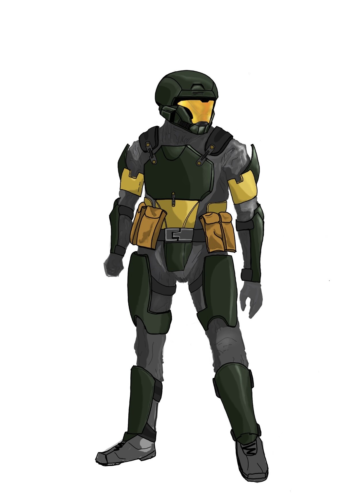 ArtStation - Halo ODST - Green and Yellow