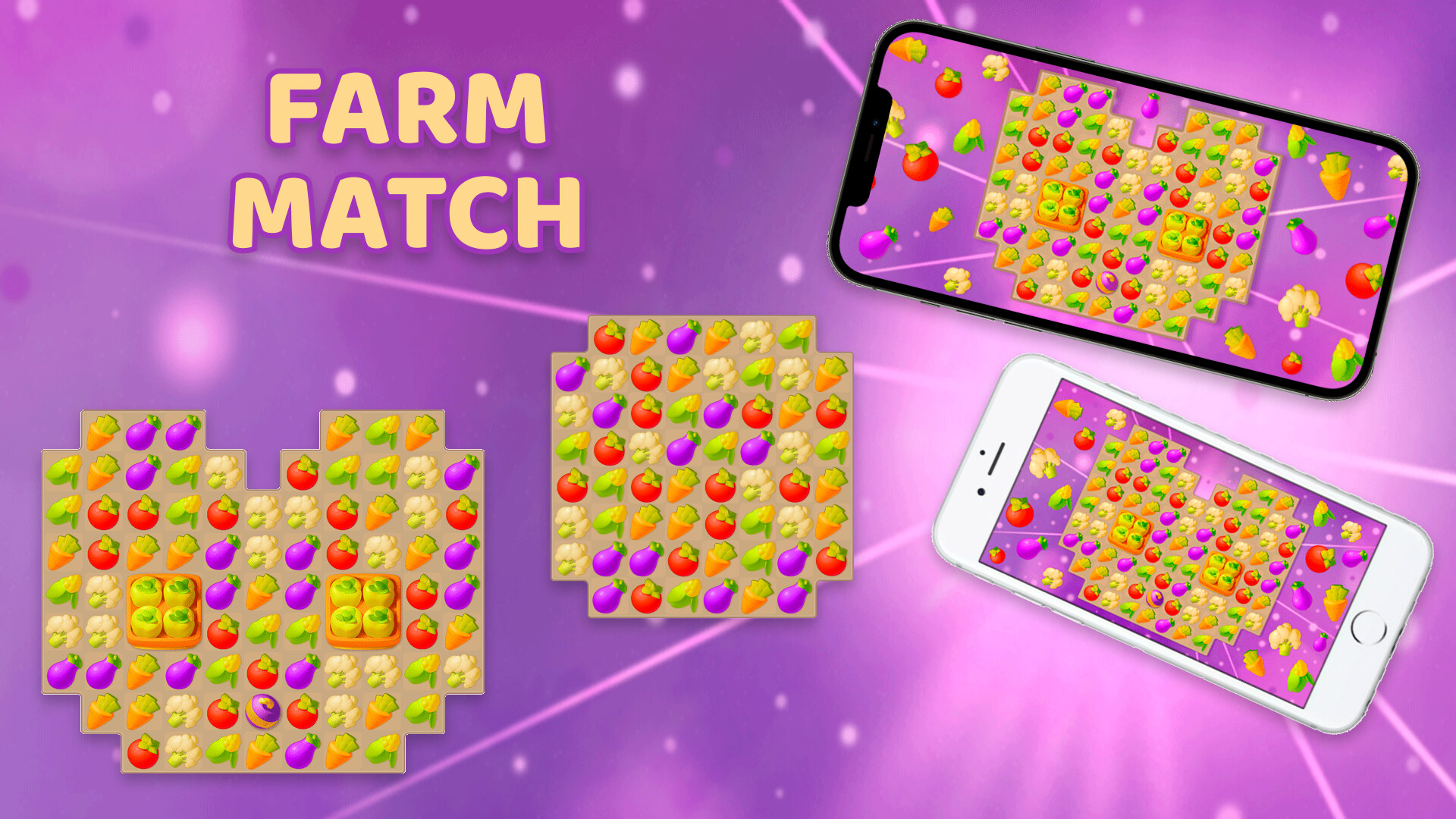 ArtStation - Match Farm (match-3 casual game)