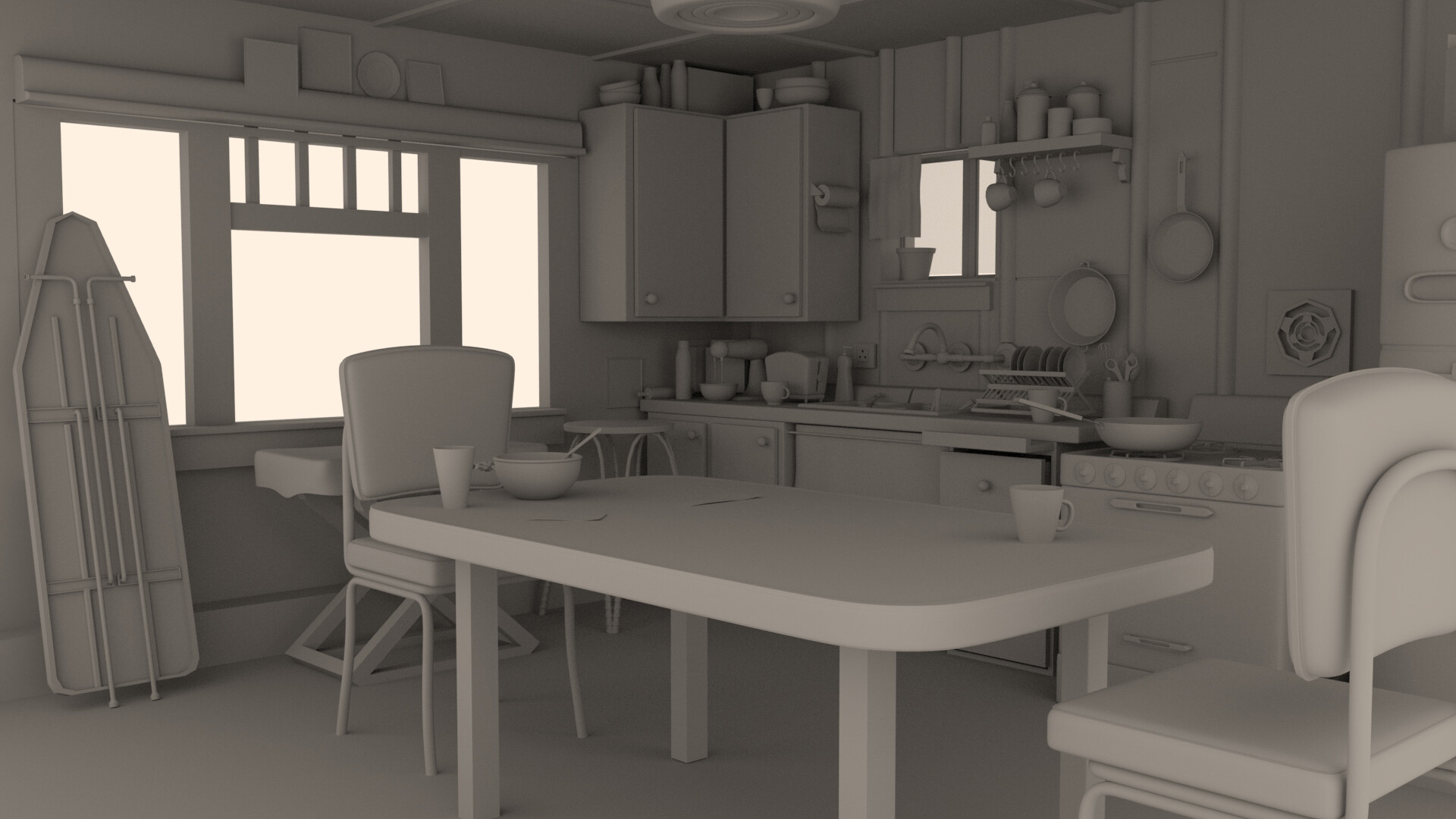 ArtStation - Pixar Kitchen