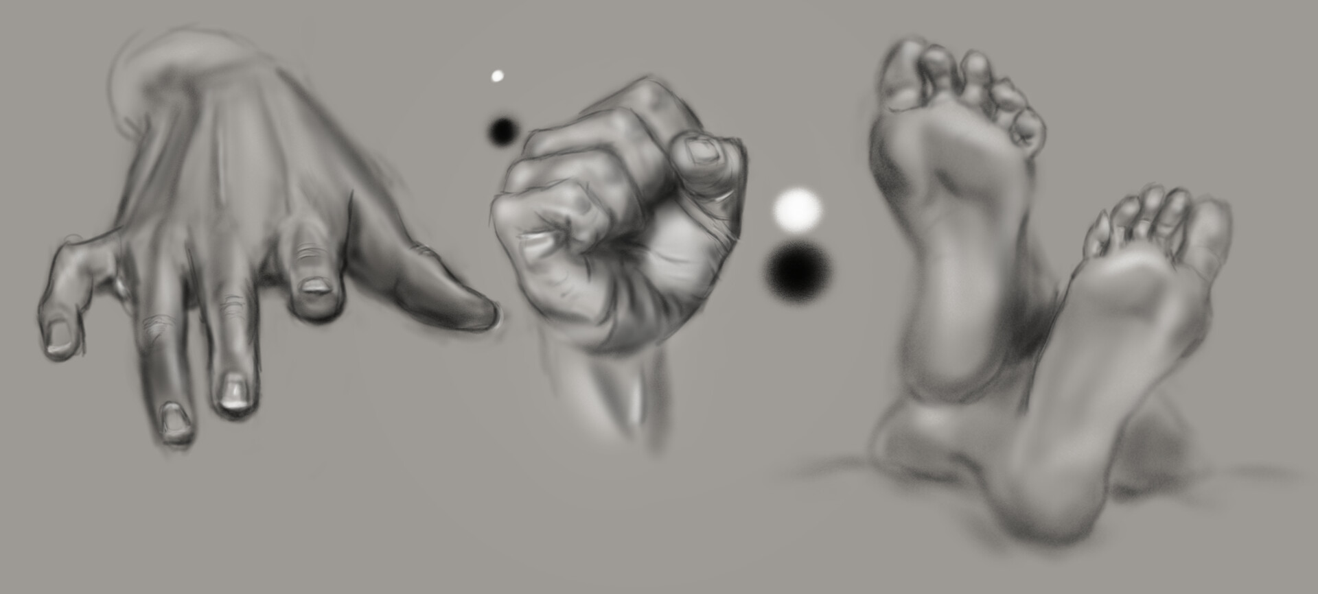 ArtStation - hands and feet study