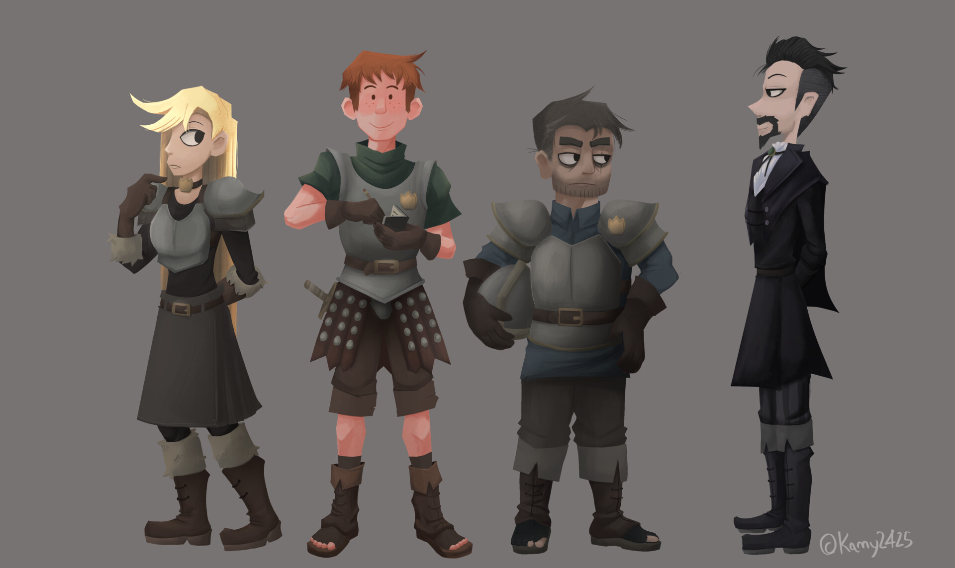 Camila Ambia Wang / Open To Work - Discworld- Character Design Line Up ...