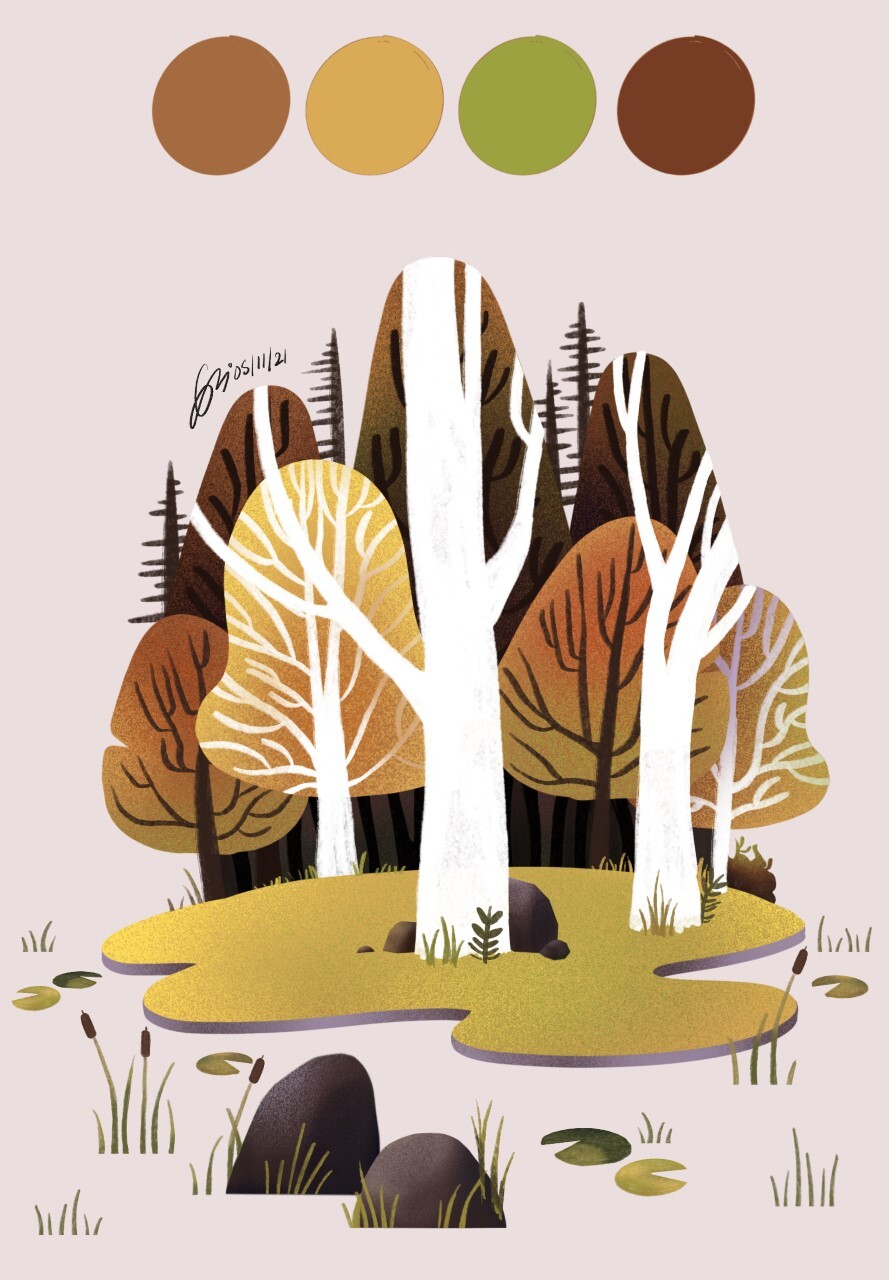 ArtStation - Graphic Forest