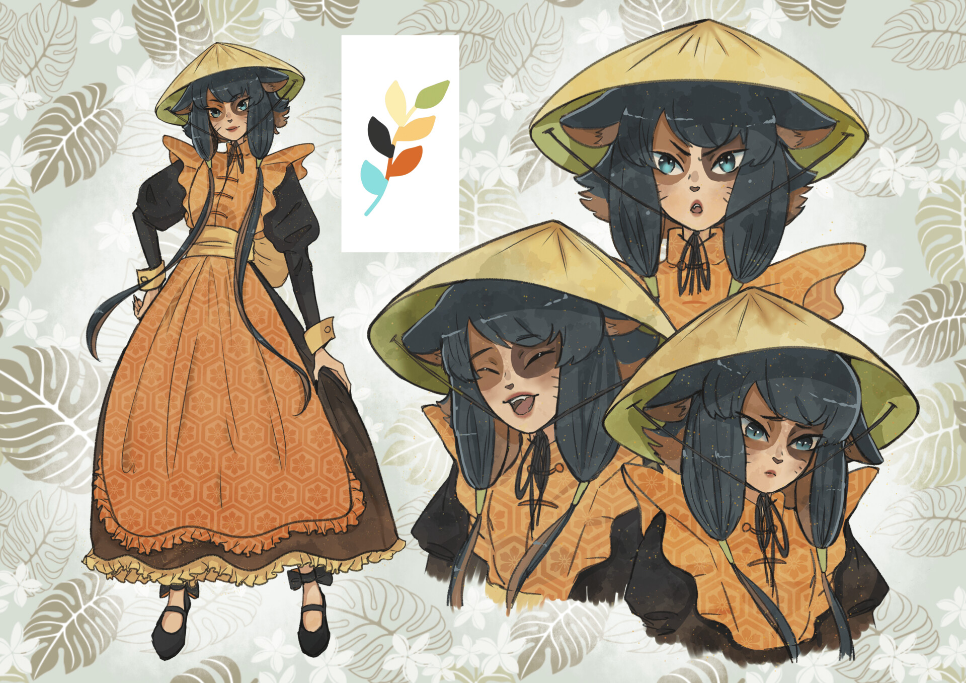 ArtStation - Brand character for anime cafe