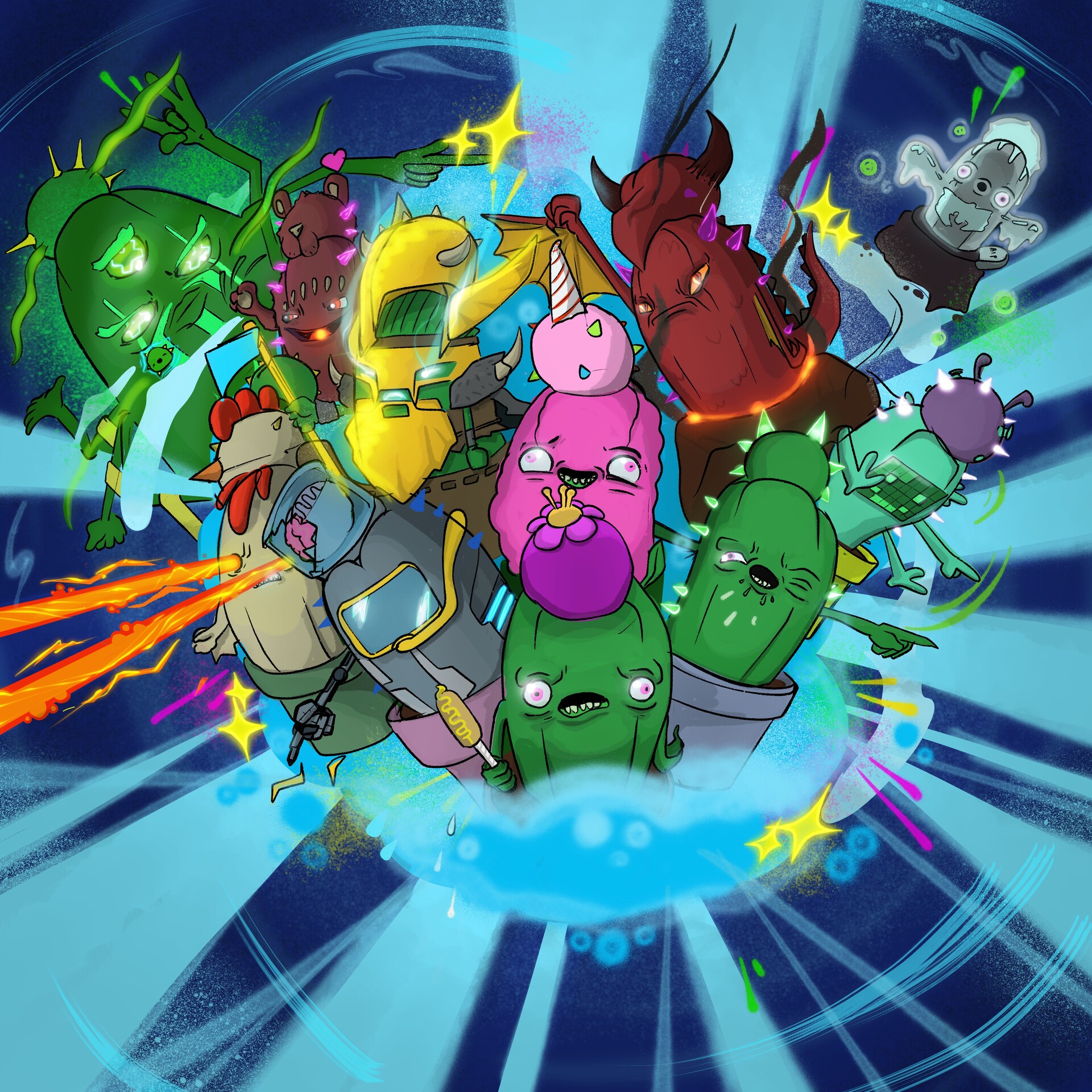 ArtStation - CACTUS EXPLOSION