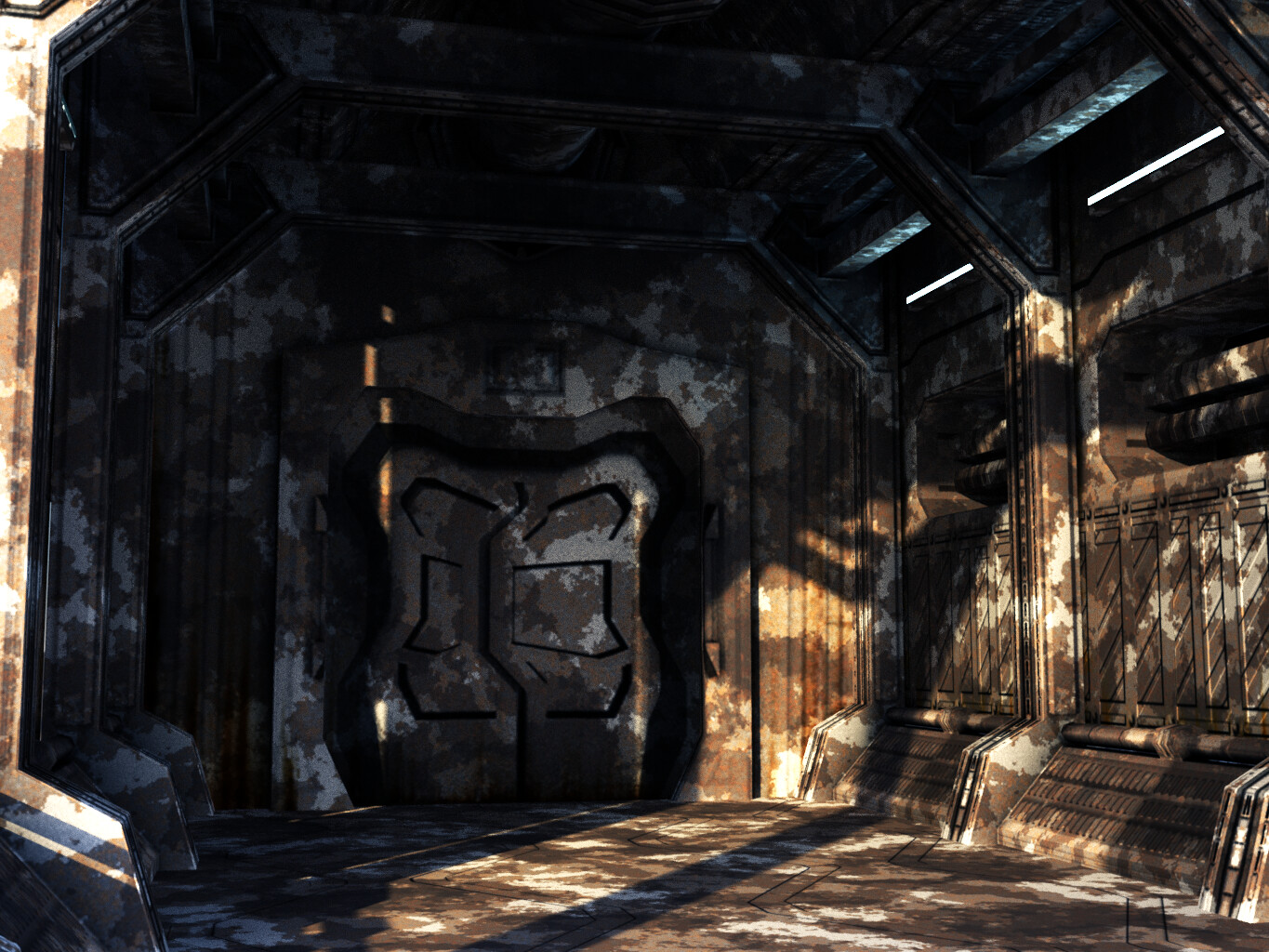 ArtStation - Spaceship Corridor