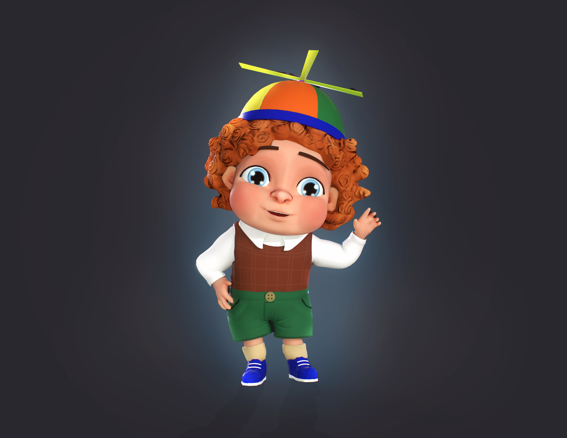 ArtStation - Little cute boy