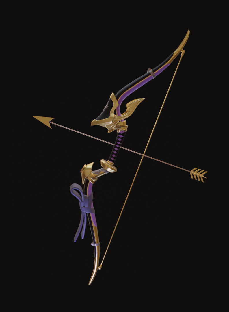 ArtStation - Genshin Impact - Hamayumi Bow