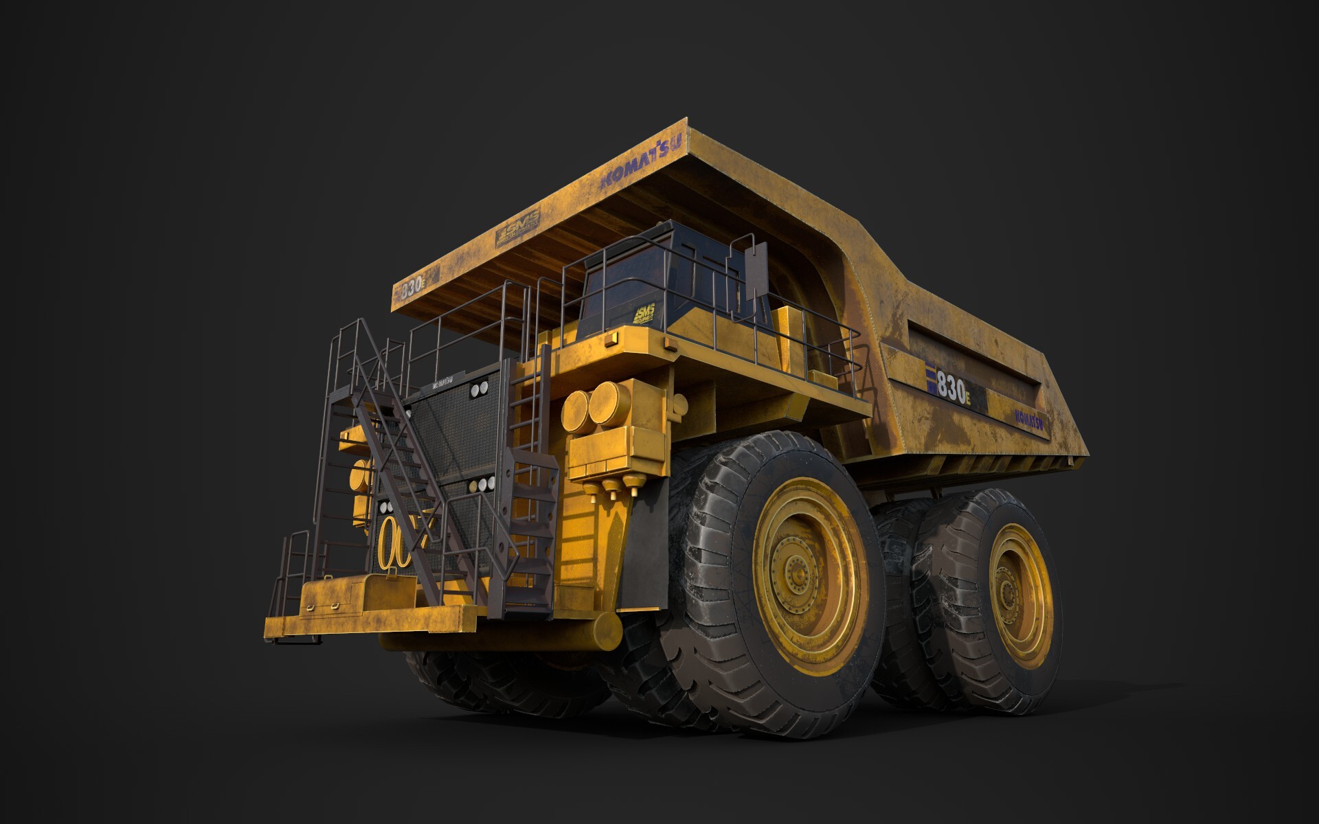 ArtStation - Mining Truck (3D Modeling)