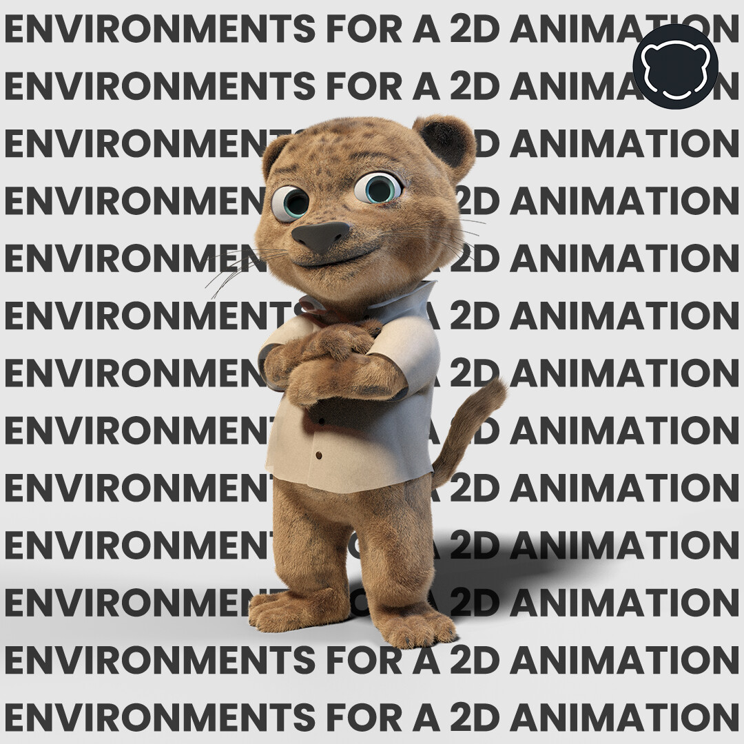 ArtStation - Environments for a 2D animation