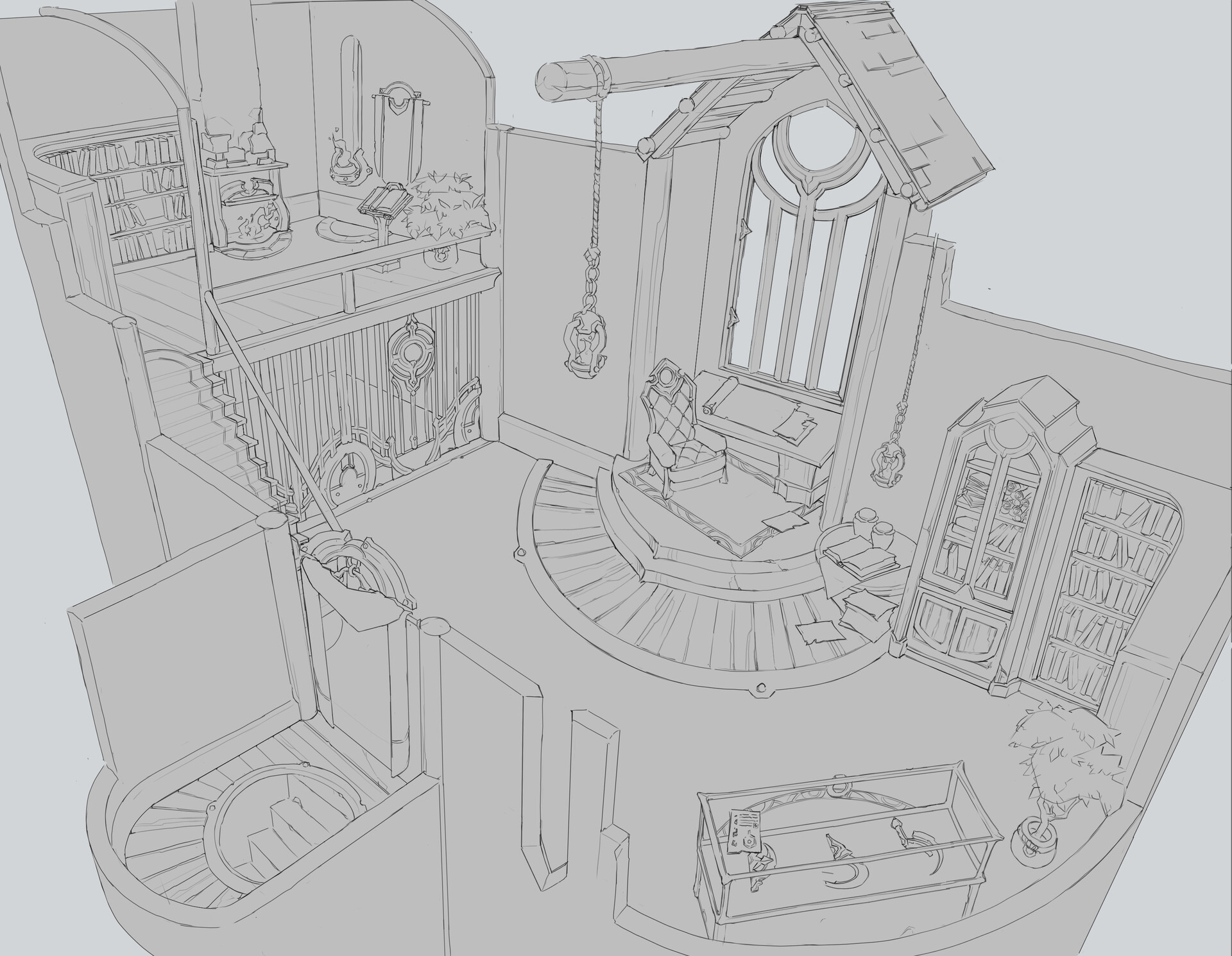 ArtStation - Fantasy interior