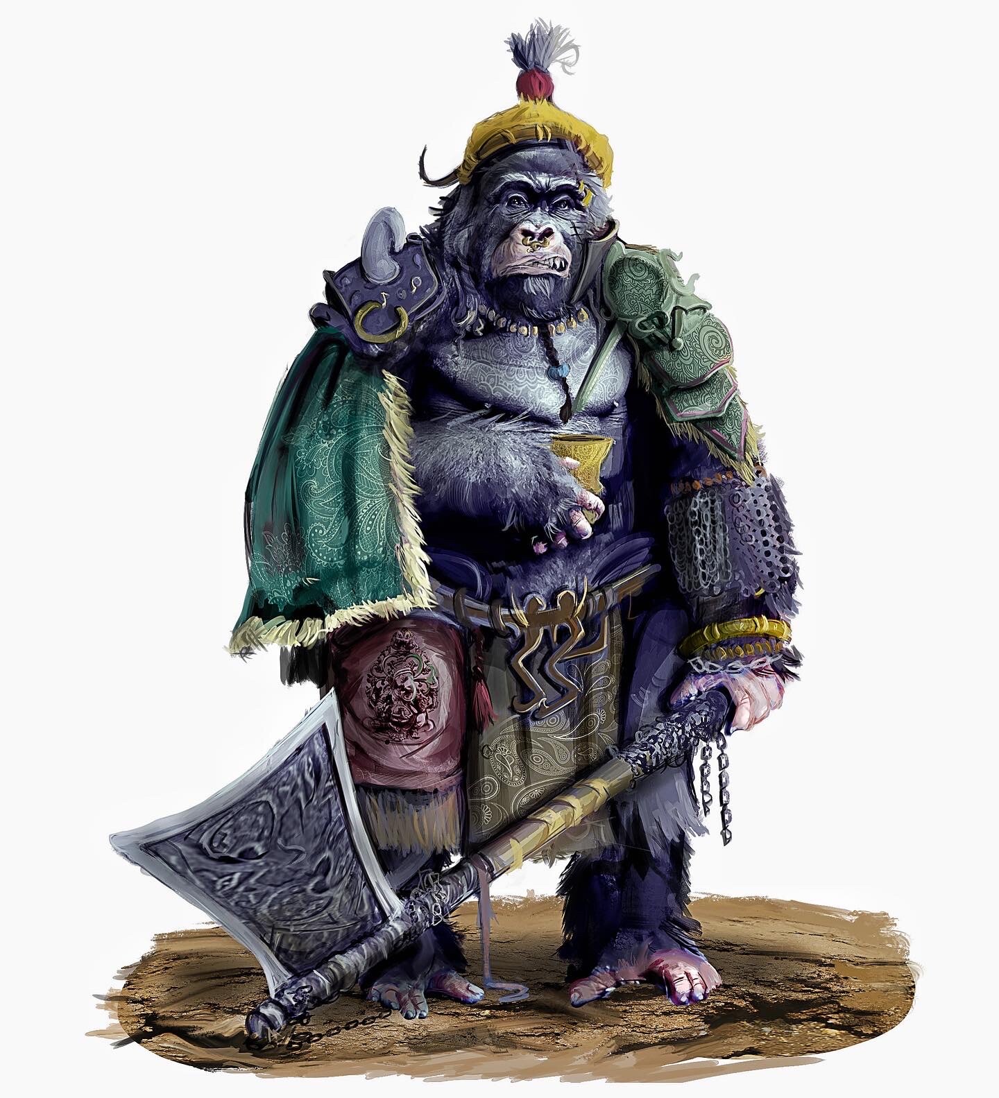 ArtStation - Sugriva from the Epic, Ramayana.