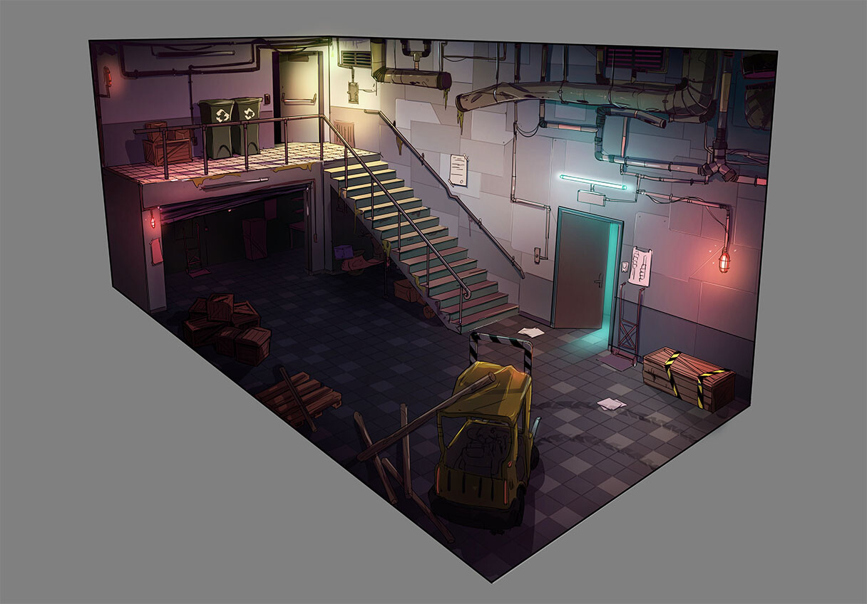 ArtStation - Location Concept Art & Illustration for a 3D animation project