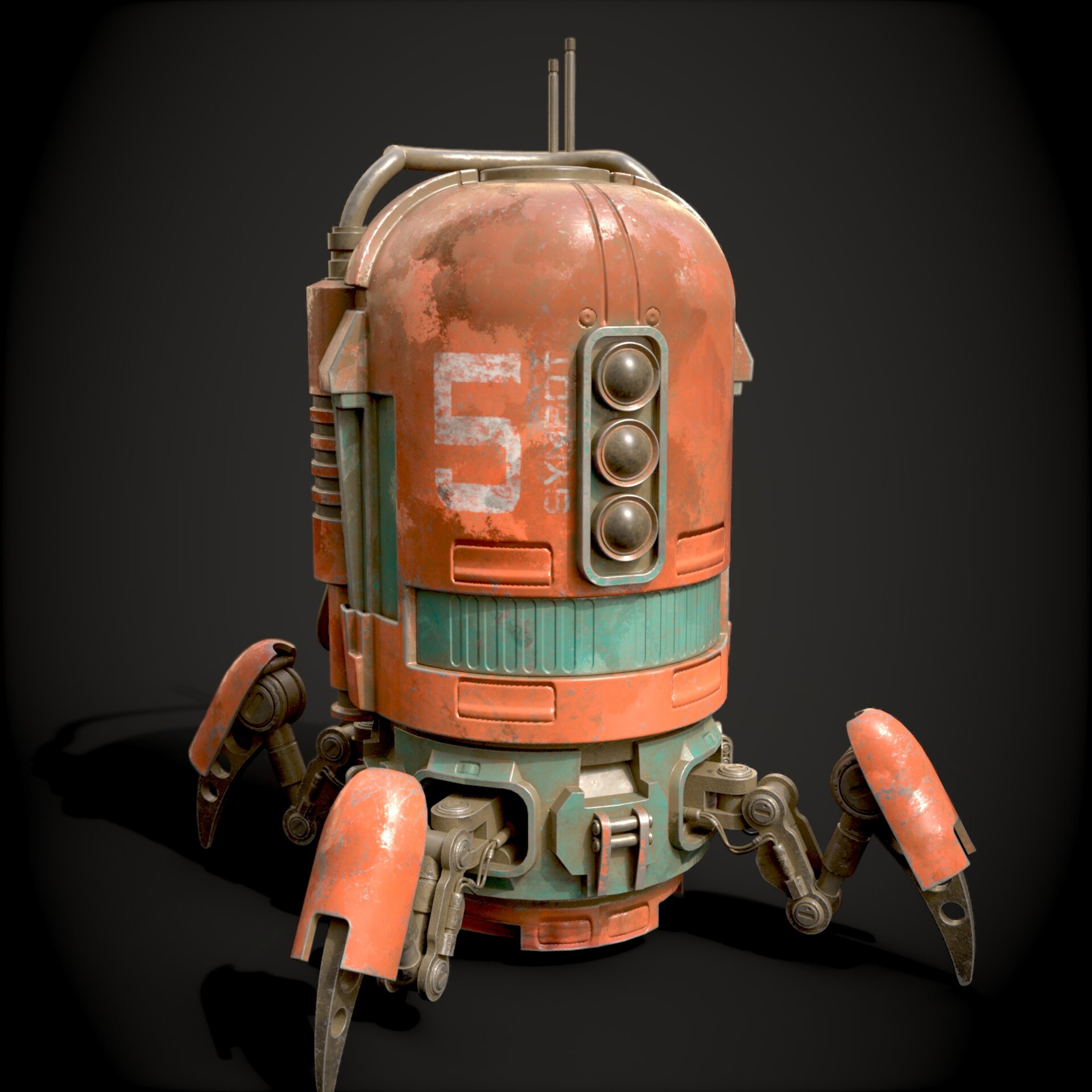 ArtStation - SYMBOT-MODEL 5
