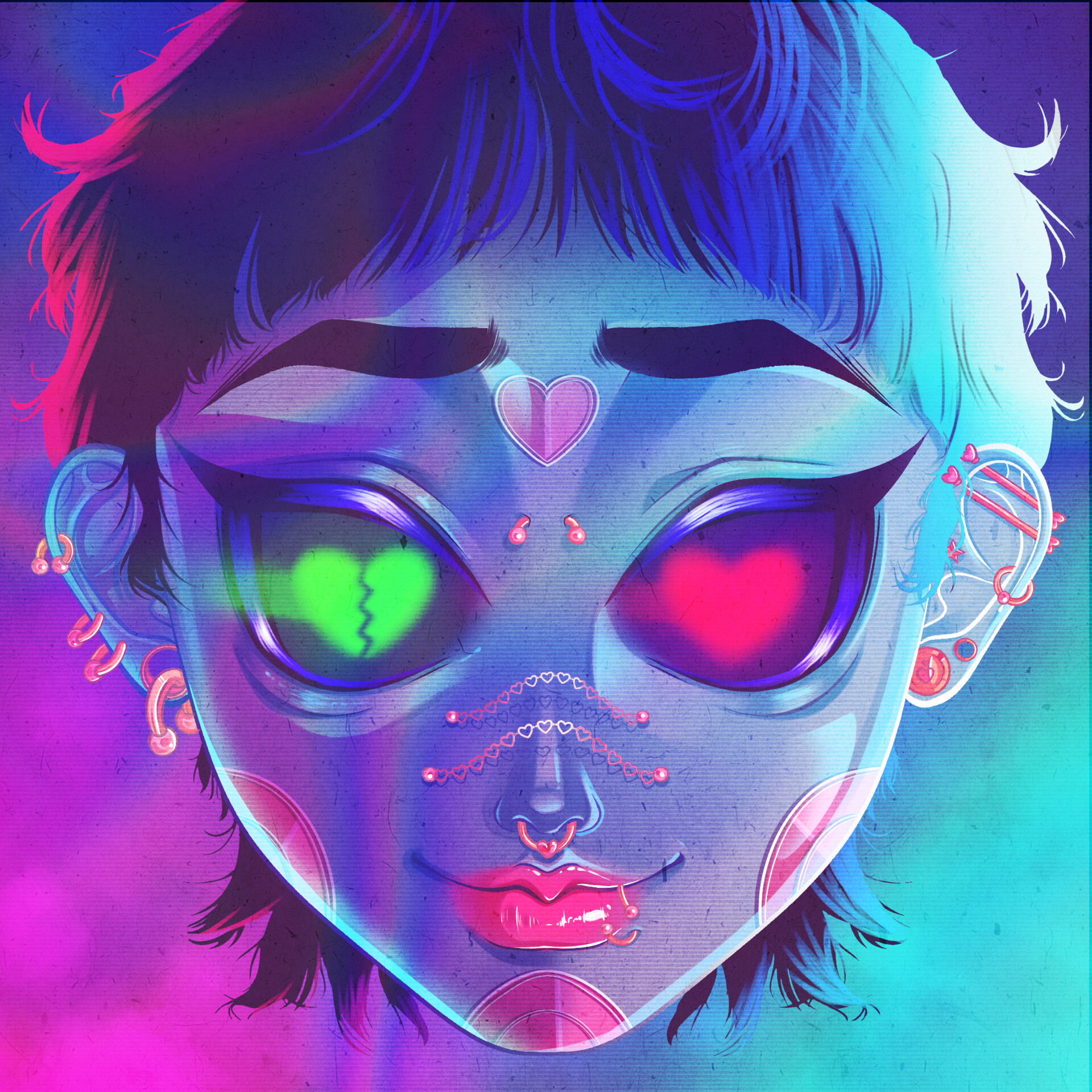 ArtStation - 𝗖𝗿𝗮𝘇𝘆 𝗟𝗼𝘃𝗲 - NFT