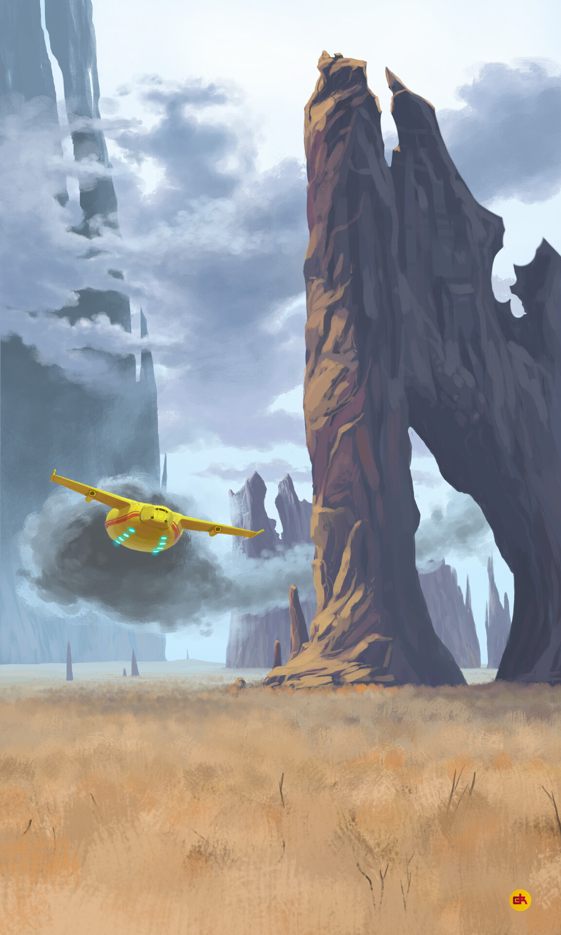 ArtStation - Emergency landing