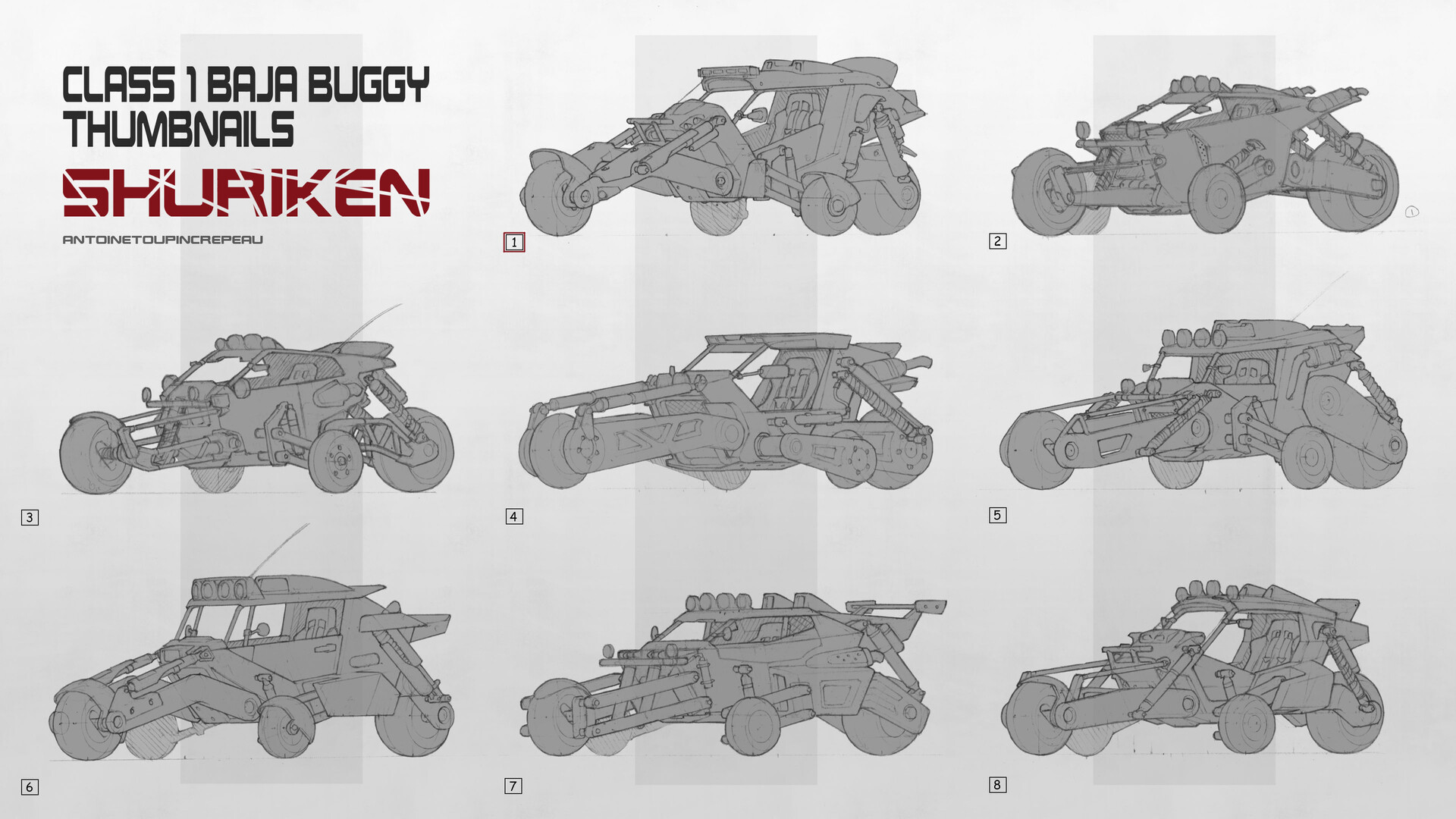 Antoine Toupin Crépeau - Class 1 Baja Buggy Prototype: The Shuriken